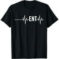 ENT Doctor Nurse Ear Nose Throat ENT Heartbeat T-Shirt - Walmart.com