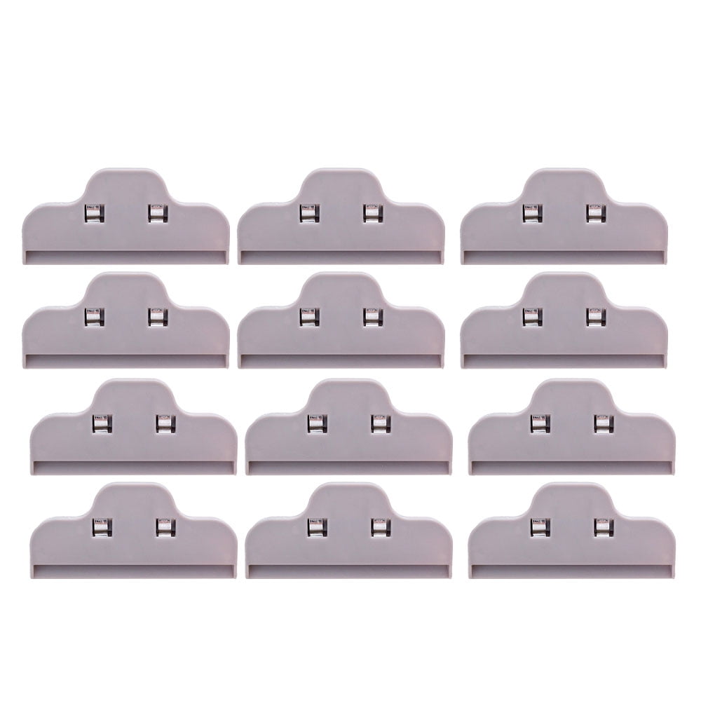 ENTASSER 12 Pack Large Chip Bag Clips Food Bag Clips Plastic Heavy Seal ...