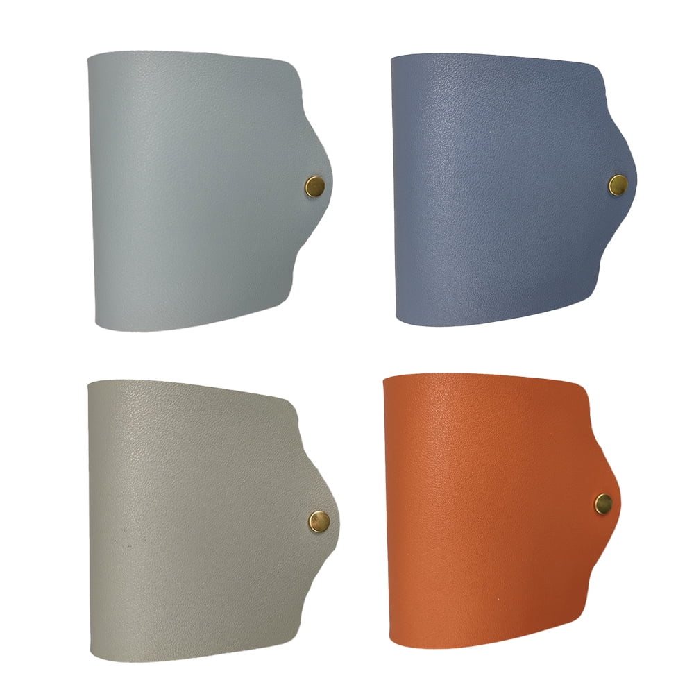 ENTASSER Leather Mask Storage Clips Folding Portable Mask Storage ...