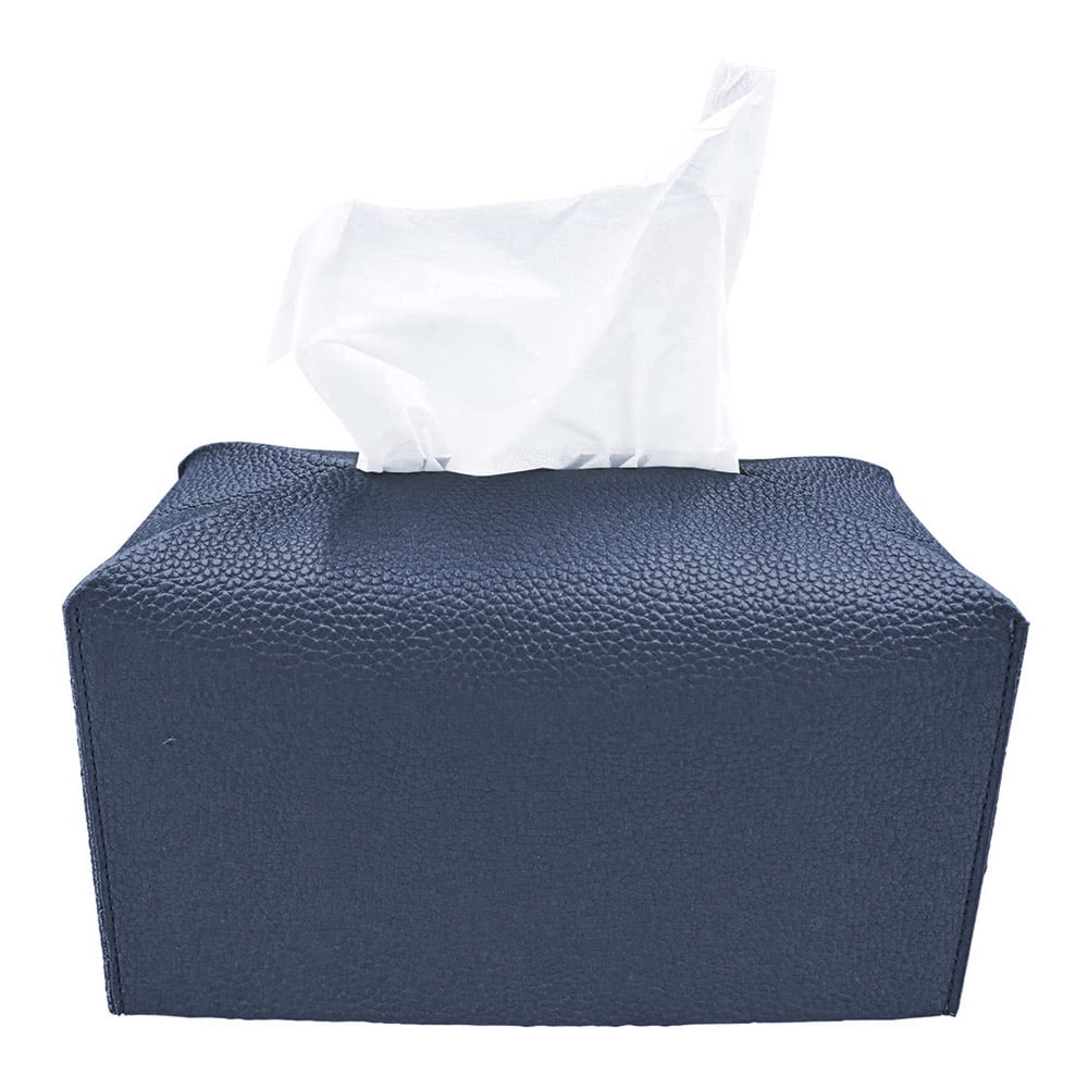 ENTASSER Simple and colorful leather tissue drawer, desktop tissue bag ...