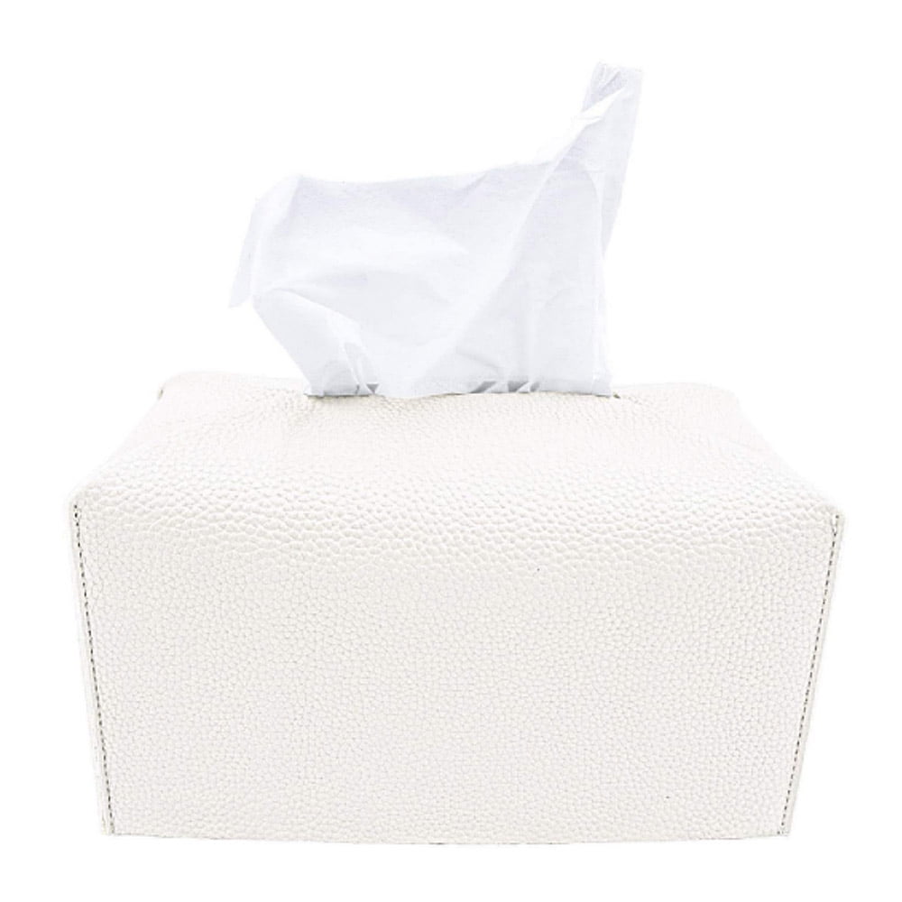 ENTASSER Simple and colorful leather tissue drawer, desktop tissue bag ...
