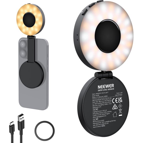 ENTRY LEVEL VERSION Magnetic Selfie Light Compatible with MagSafe ...