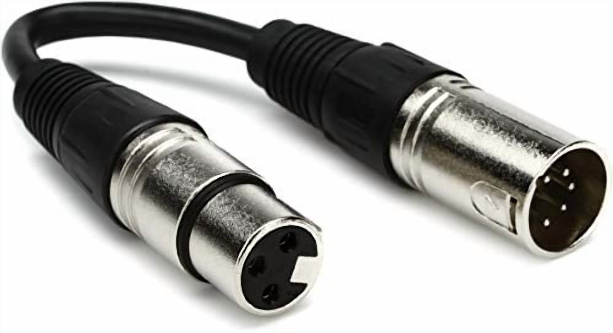 ENTTEC Open DMX USB 512-Ch Non-Isolated DMX Interface and DMX3F5M 3-pin to 5-pin Turnaround ...