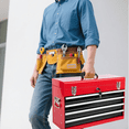 ENTU 21 Inch Heavy Duty Steel Tool Box 4 Drawers Portable Auto Locking ...