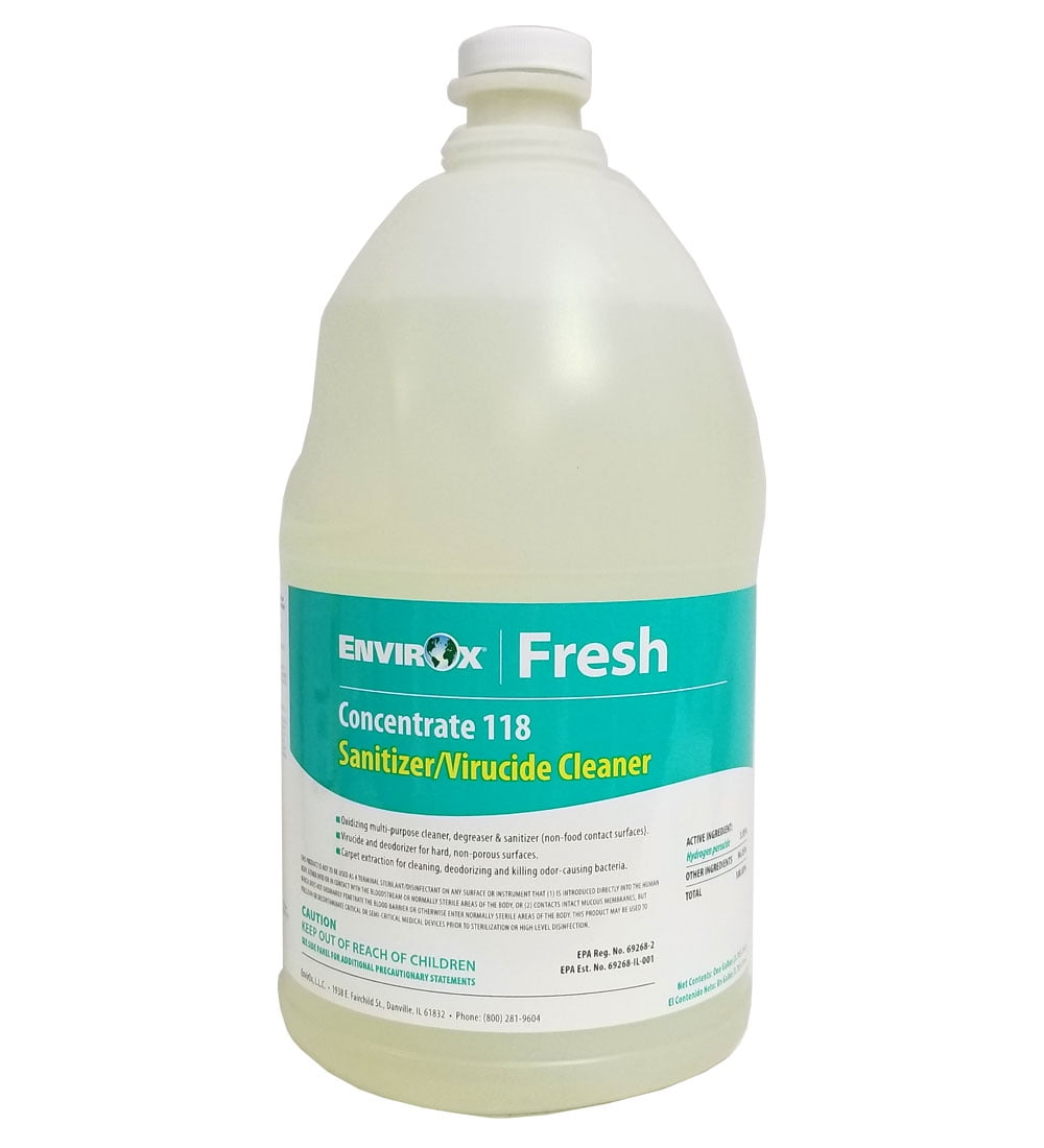 ENVIROX H2Orange2 117 Concentrate: Fresh Scent Carpet Odor Eliminator and Floor Stain Remover, 1 ...