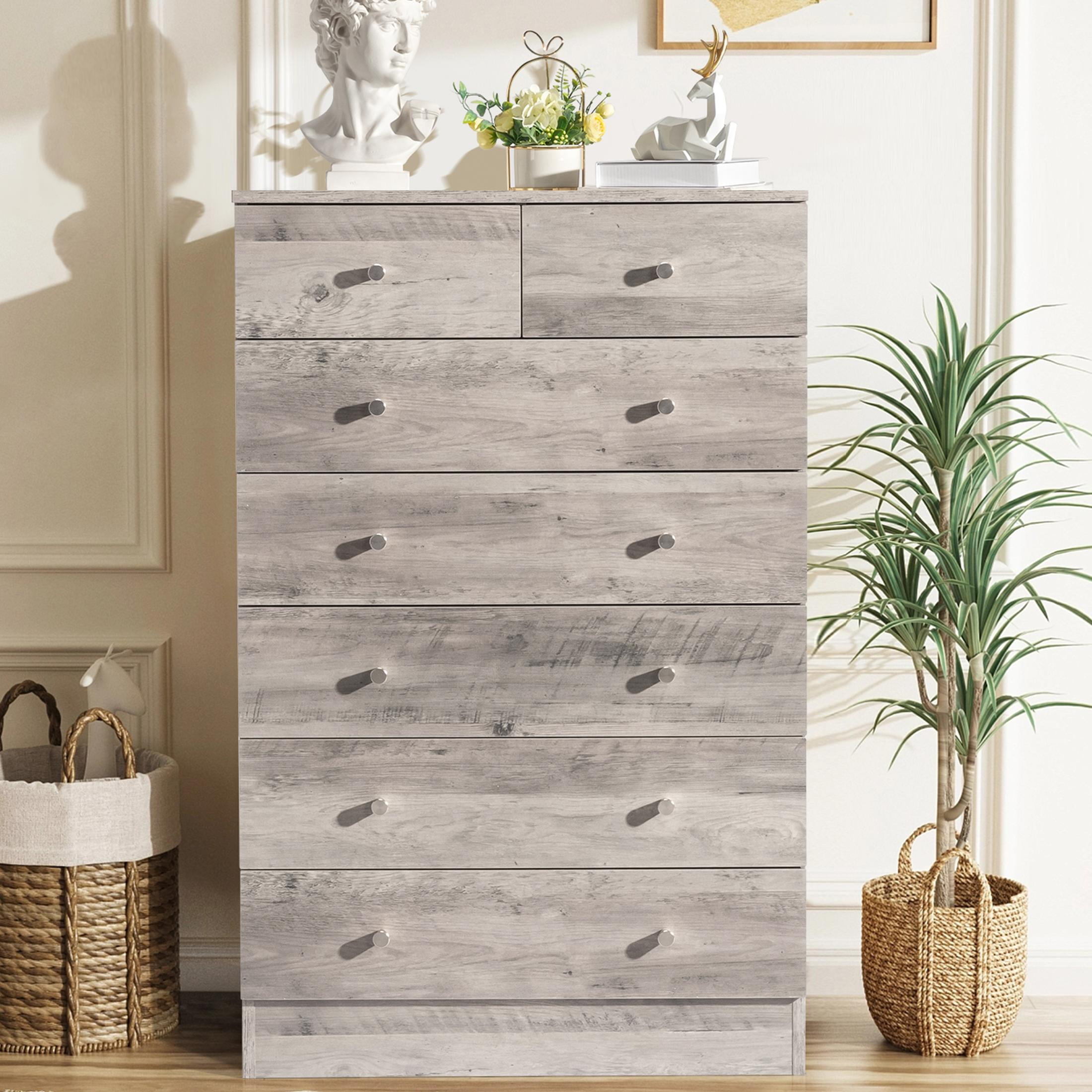 ENYOPRO 7 Drawers Dresser, Clothes Cabinet Storage Organizers, Chest of ...