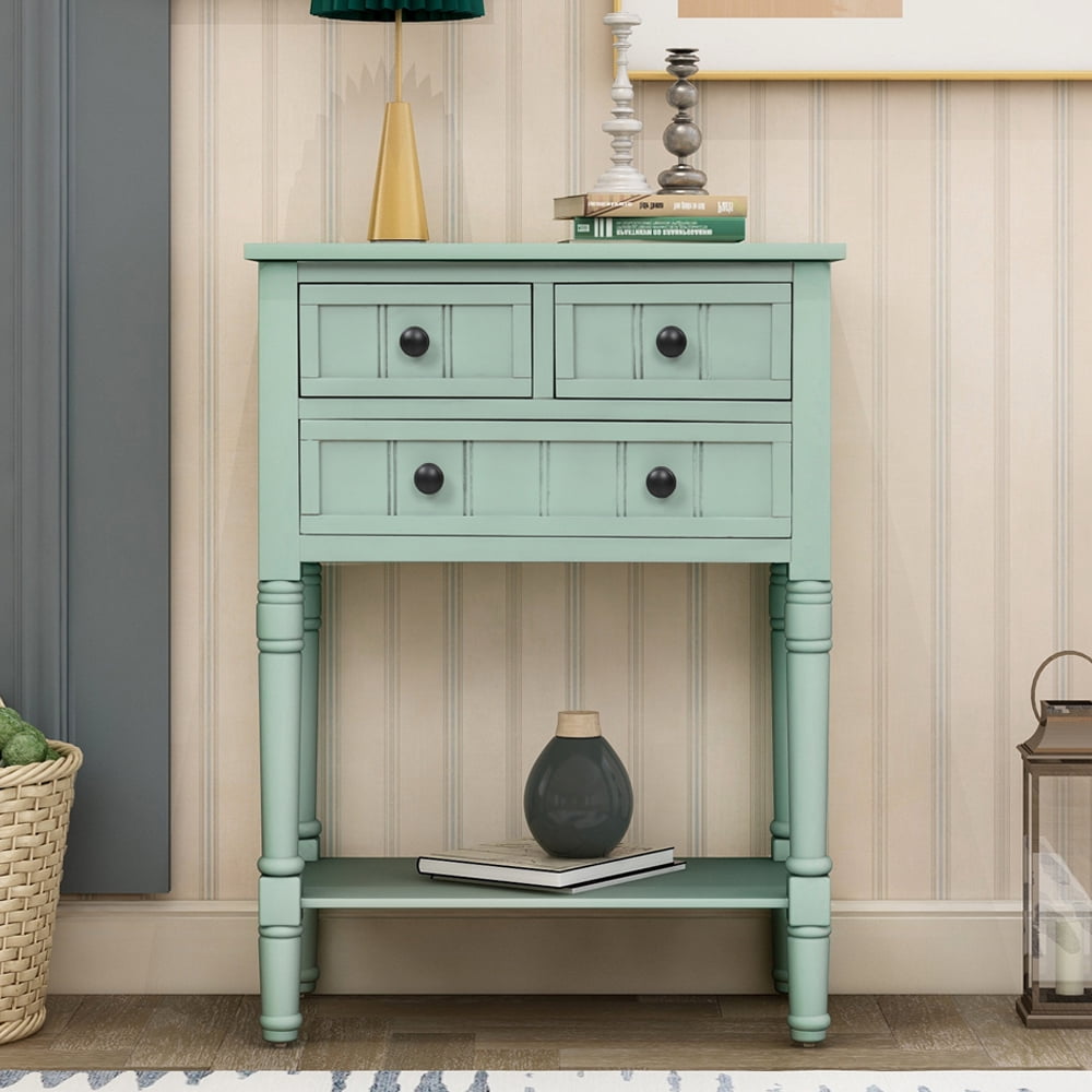 ENYOPRO Solid Wood Buffet Sideboard, Rustic Farmhouse Console Table ...