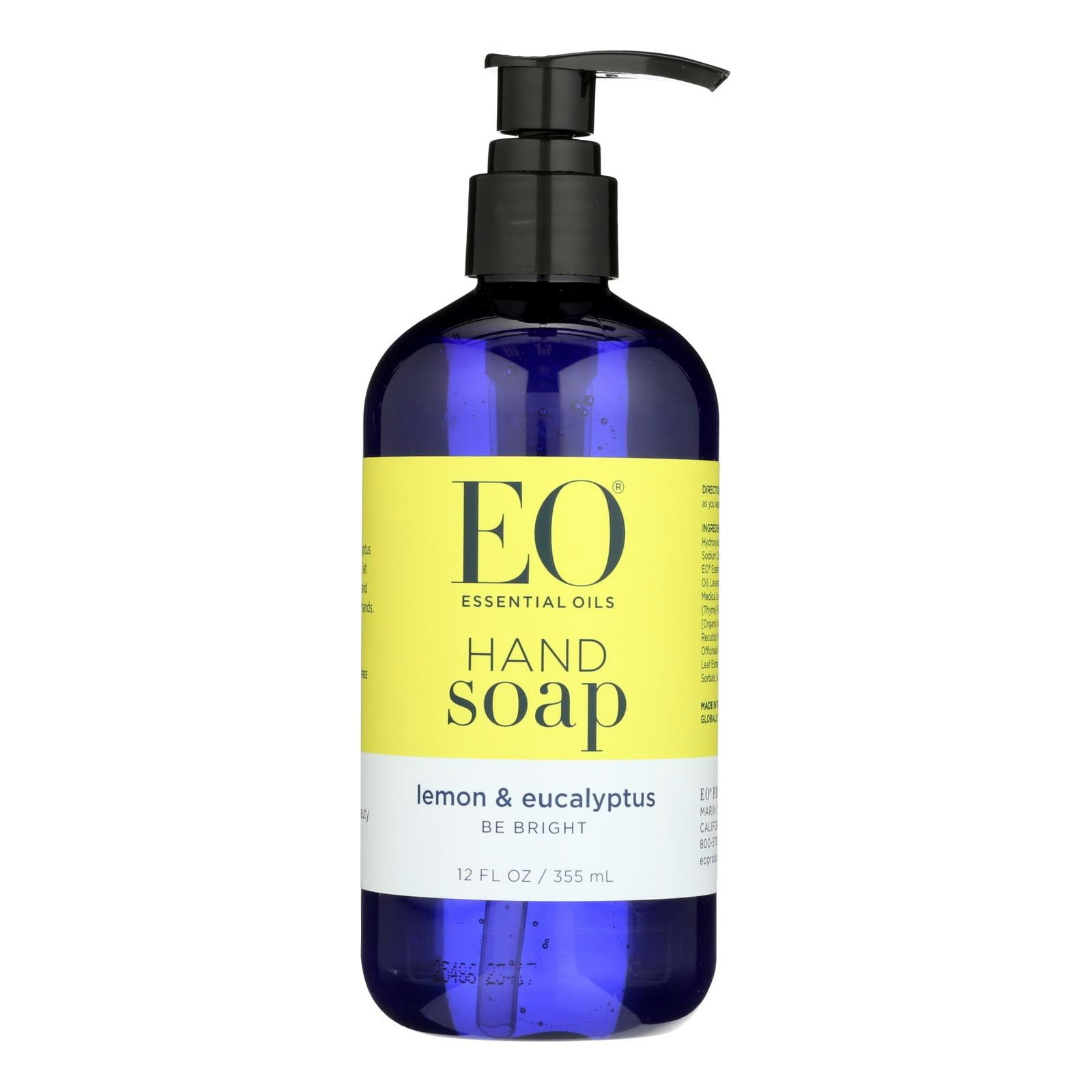 EO Hand Soap Lemon & Eucalyptus 12 oz (Pack Of 6) - Walmart.com