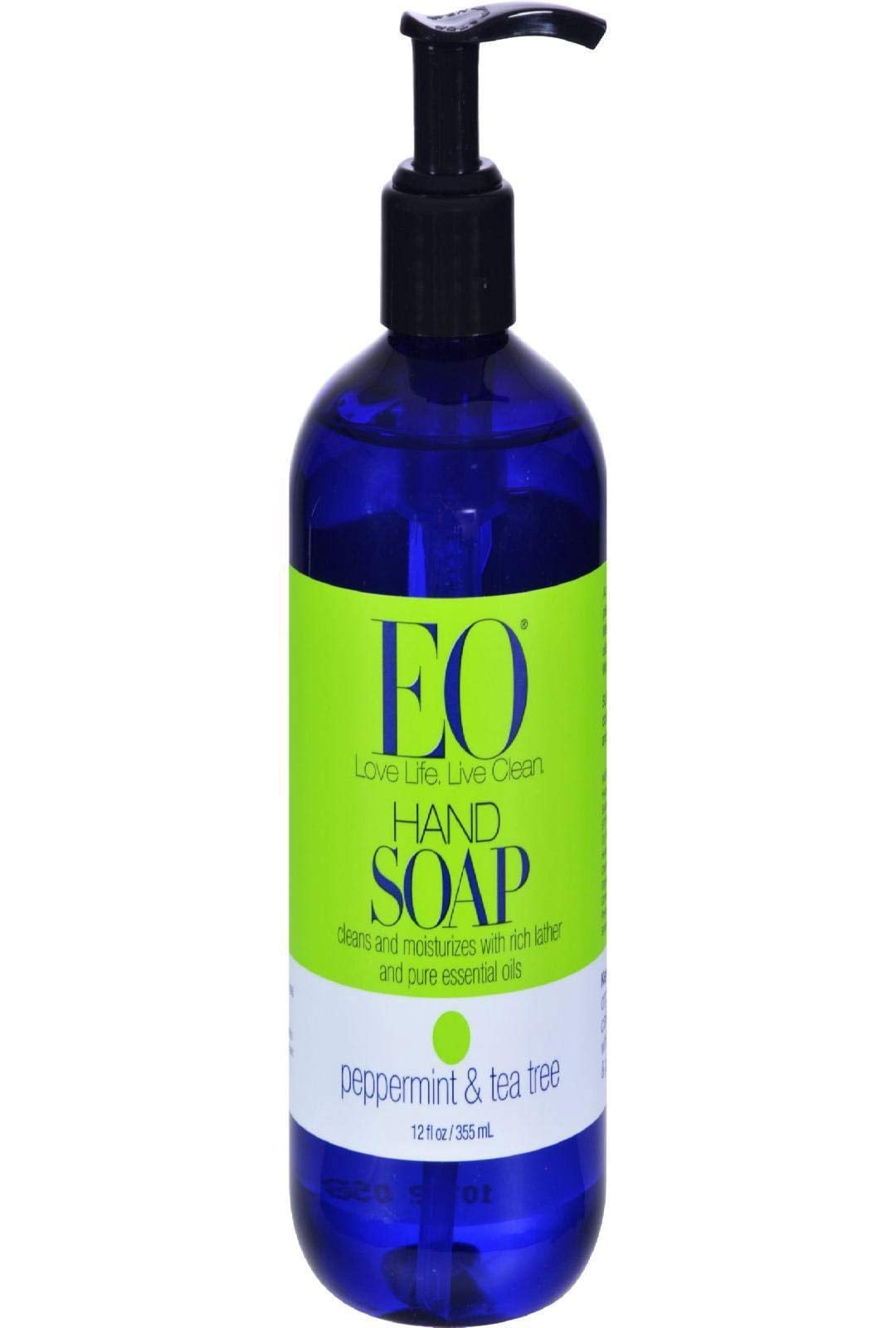 EO Products Hand Soap GP27 Peppermint & Tea Tree, 12 fl. oz. - Walmart.com