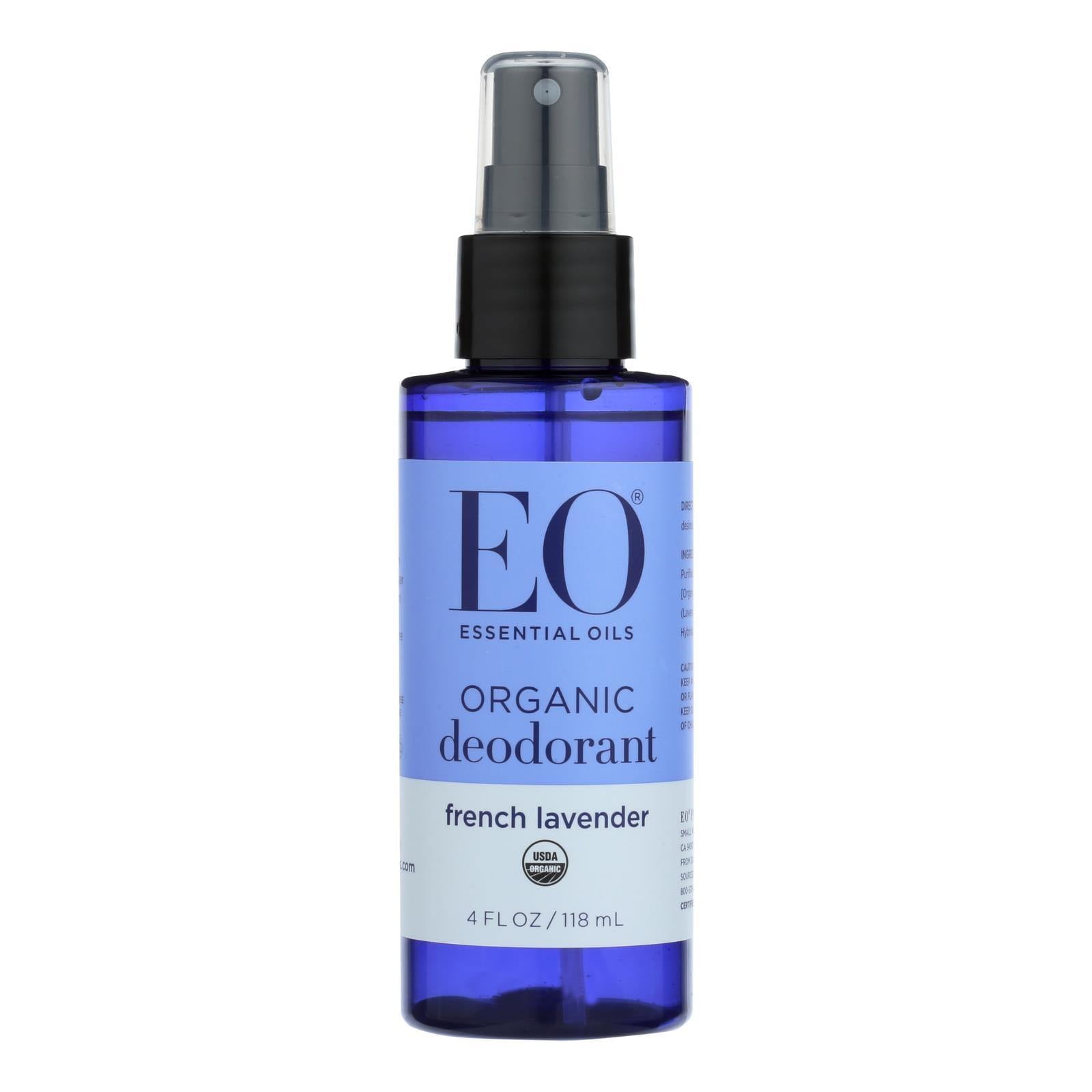 EO Products - Organic Deodorant Spray Lavender - 4 fl oz - Walmart.com