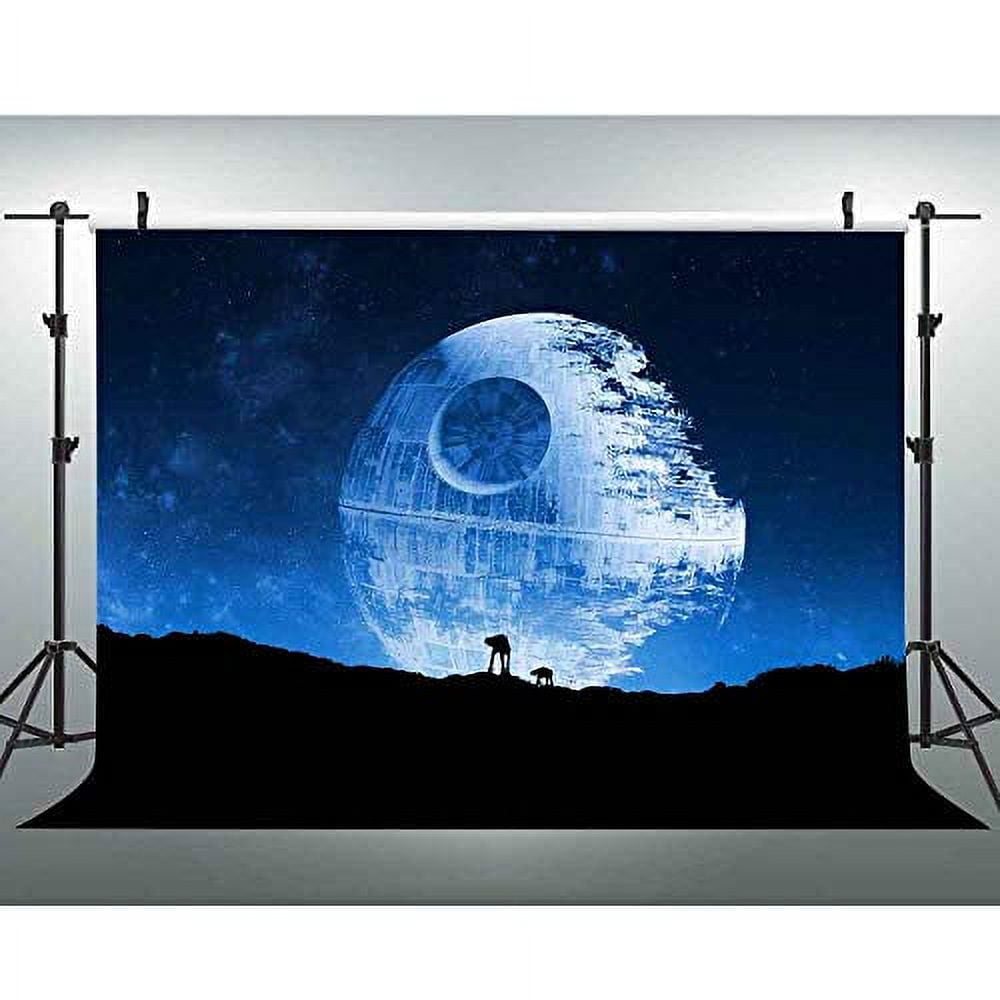 EOA 7(W) x5(H) FT Blue Death Star Photography Backdrop Galactic ...