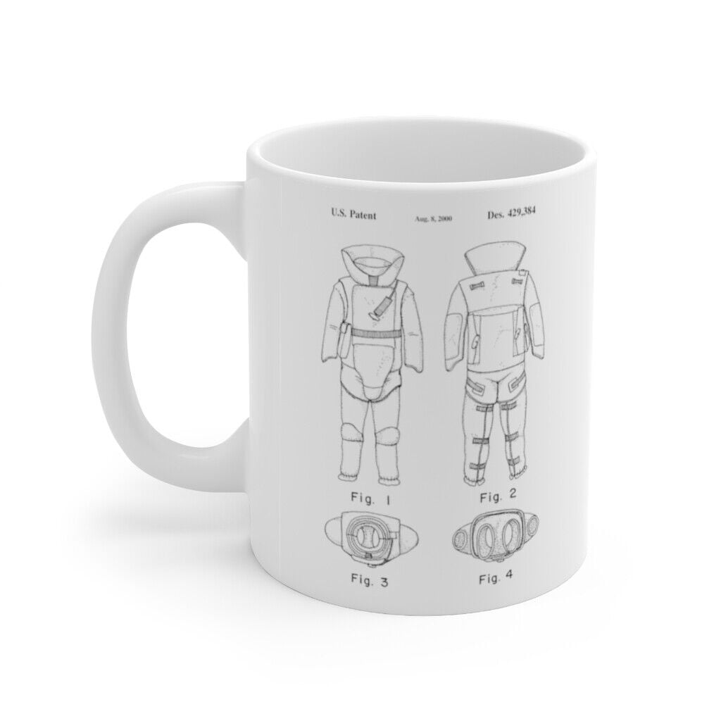 EOD Bomb Suit Patent Mug EOD Technician Gift Law Enforcement Mug ...