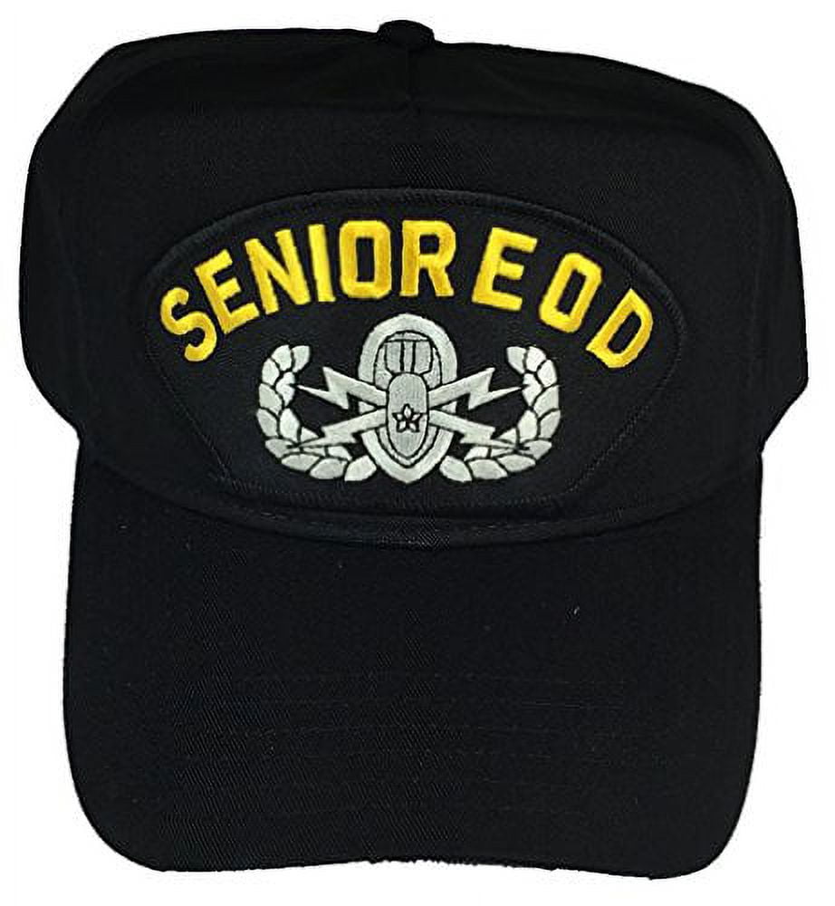 EOD SENIOR EXPLOSIVE ORDINANCE DISPOSAL W/ WINGS HAT - BLACK - Veteran ...