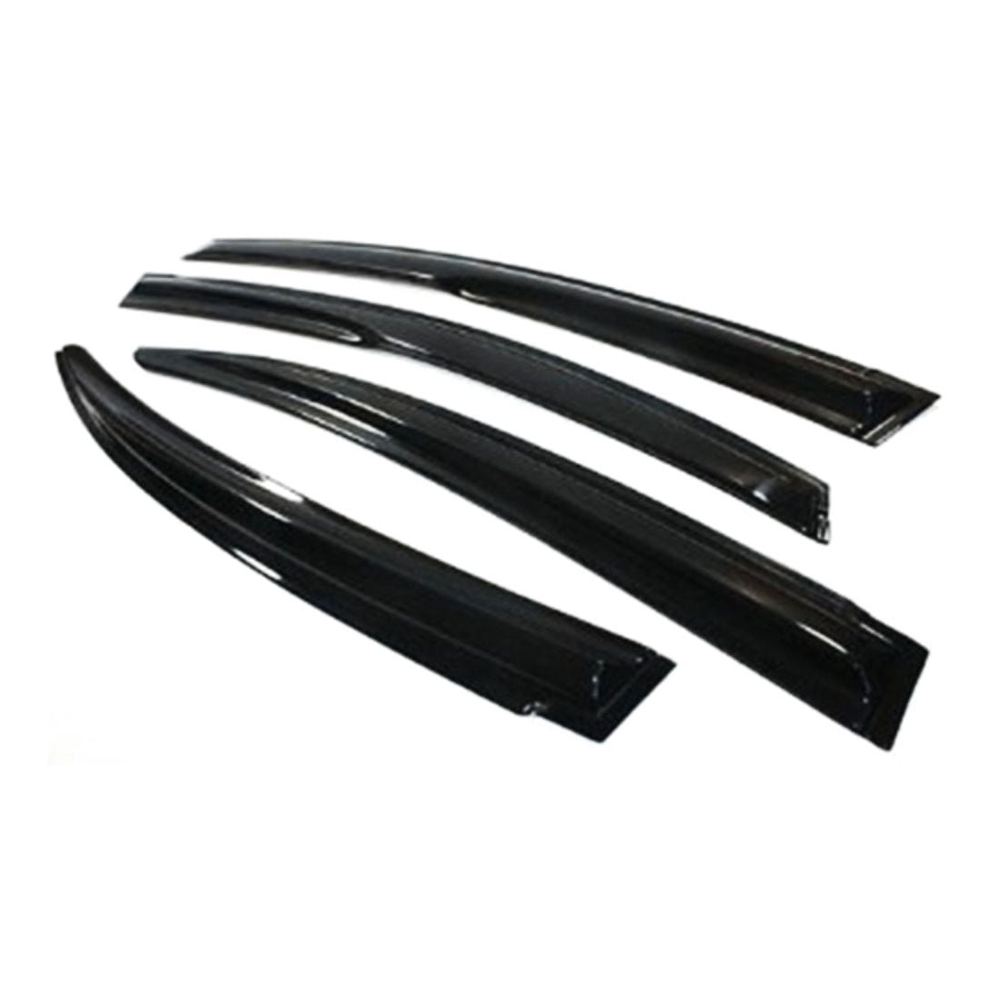EODROMC 4pcs Sun Rain Wind Deflectors Door Window Visors Outside Mount ...