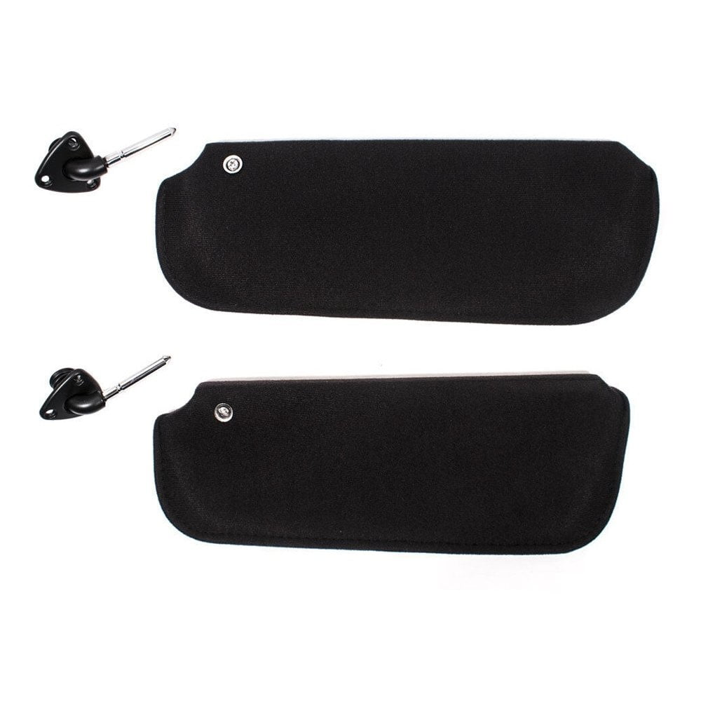 EODROMC Black T-Top Sun Visors Kit W/ Brackets Pair Assembly for Chevy ...