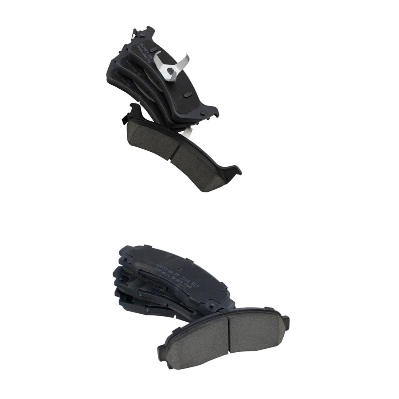 EODROMC Front & Rear Ceramic Disc Brake Pad Kit for Ford for Explorer ...