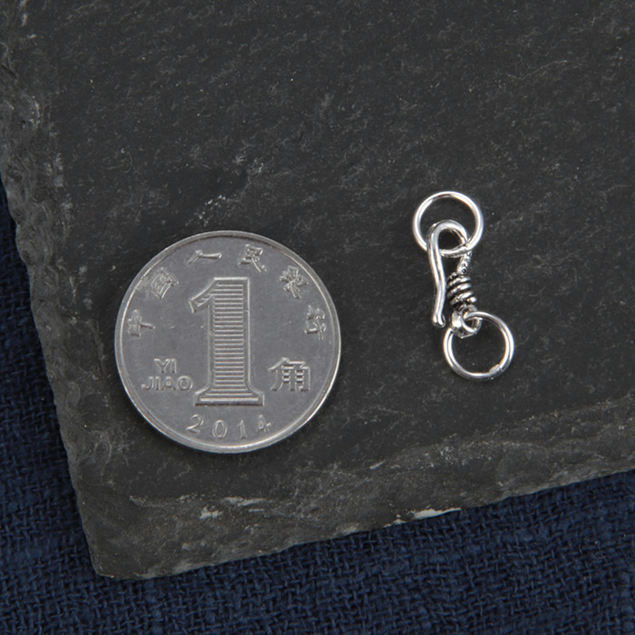 EOEMY 1/5Pc S925 Sterling Silver S Hook Retro Diy Handmade Silver Buckle-#1 - Walmart.com