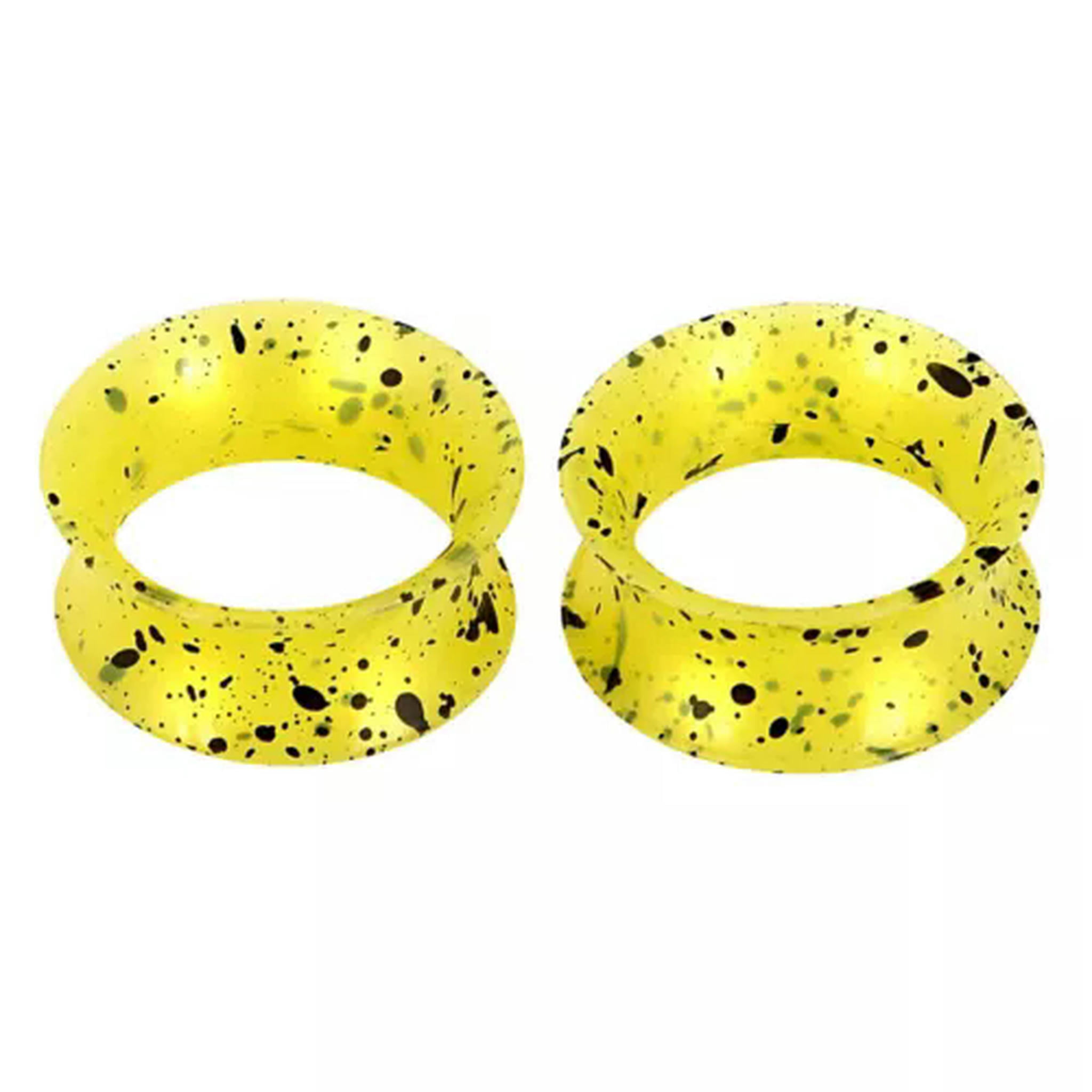 EOEMY 1 Pcs Silicone Flexible Ear Gauges Plugs Expander Double Flared ...