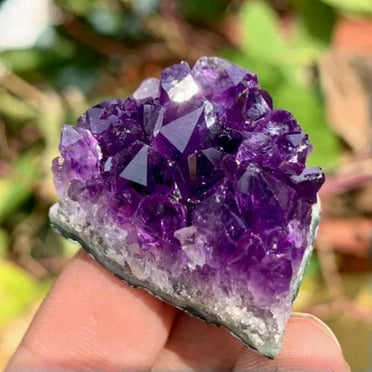 Unique Natural Amethyst, Crystal Clusters Geode - Deep Color - 40-50g ...