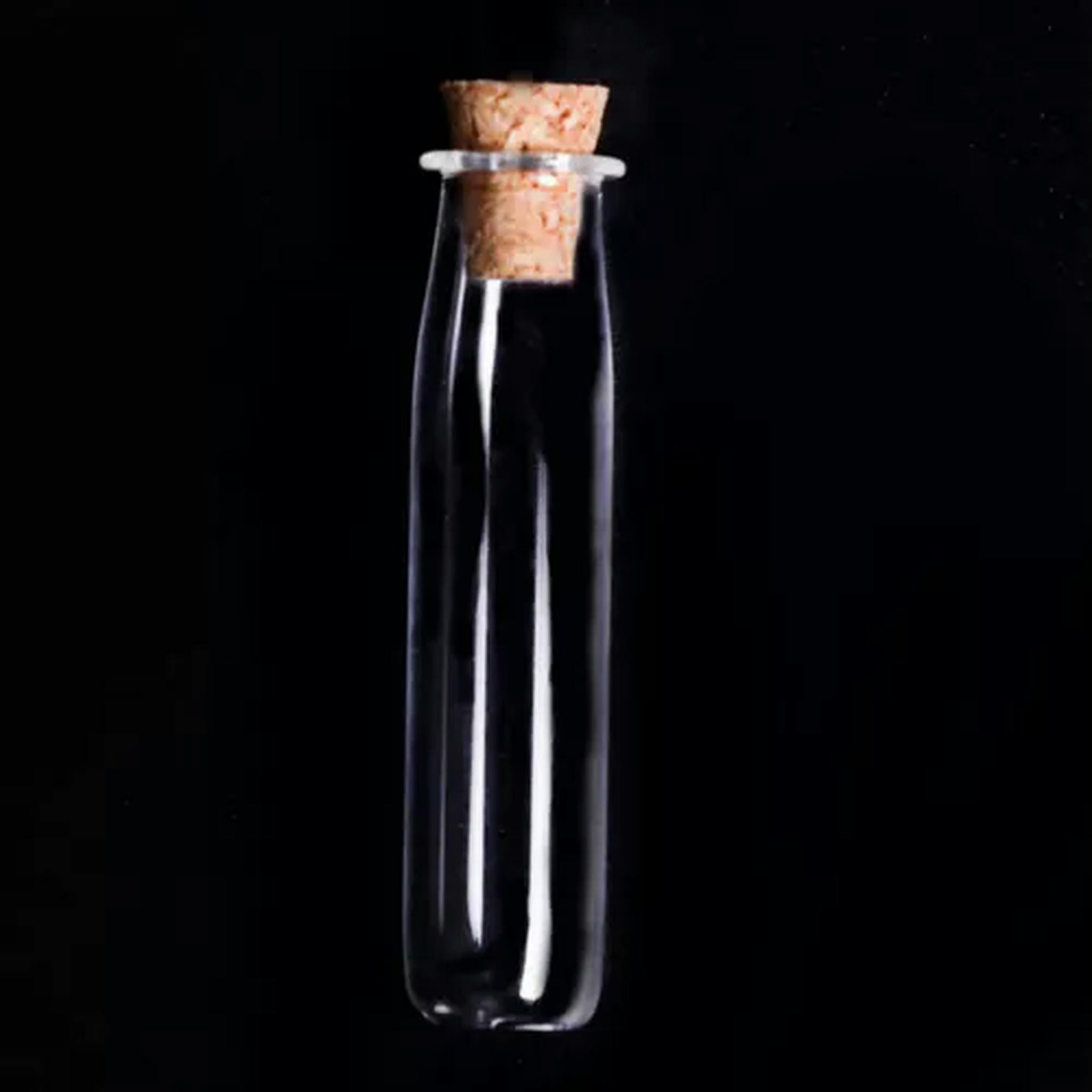 EOEMY 10 Mini Empty Glass Bottle Vials Cork Pendants Wish Bottles 10 ...