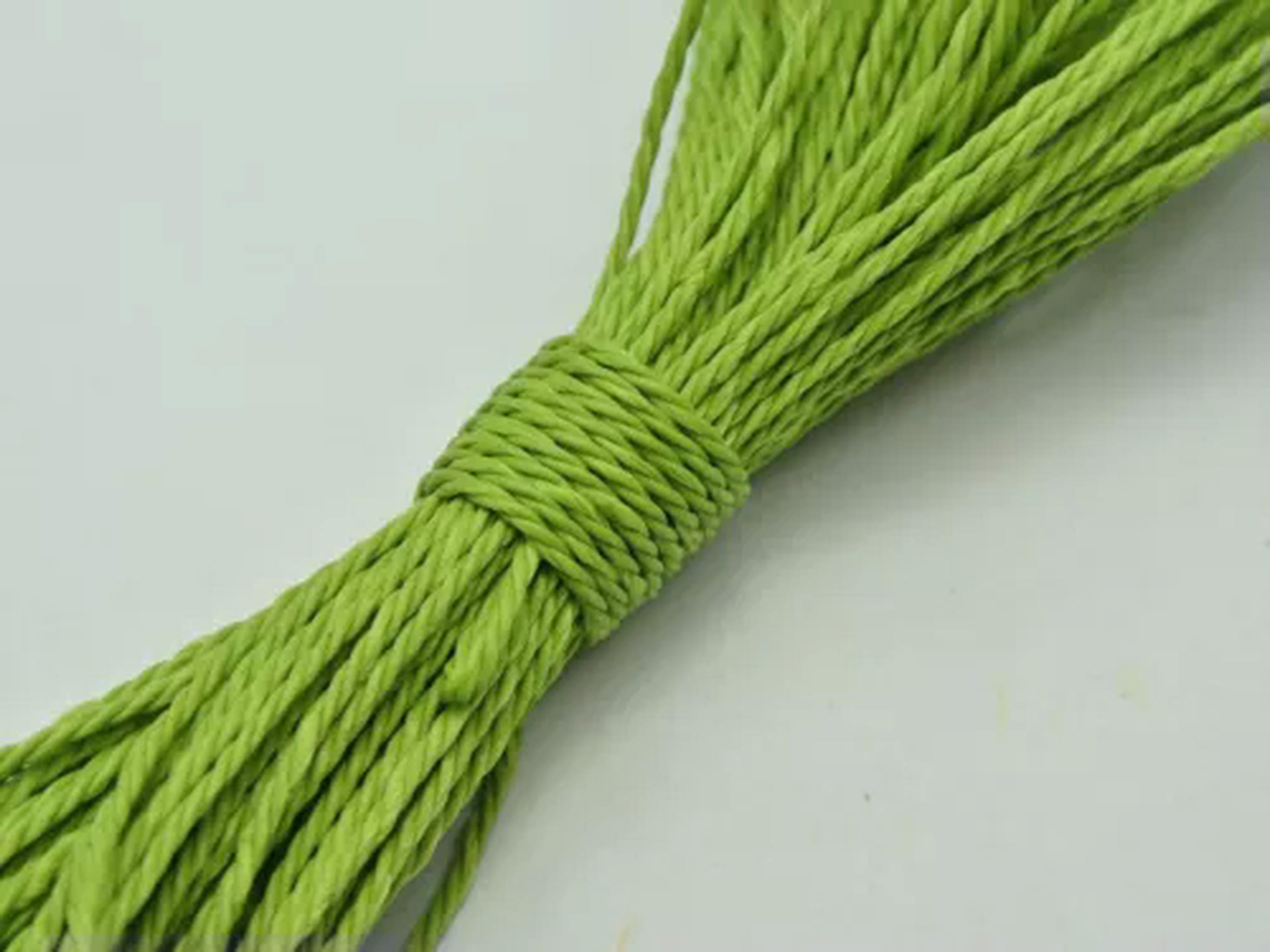 EOEMY 100 Meters Waxed Polyester Twisted Cord 1mm Macrame String Linen ...