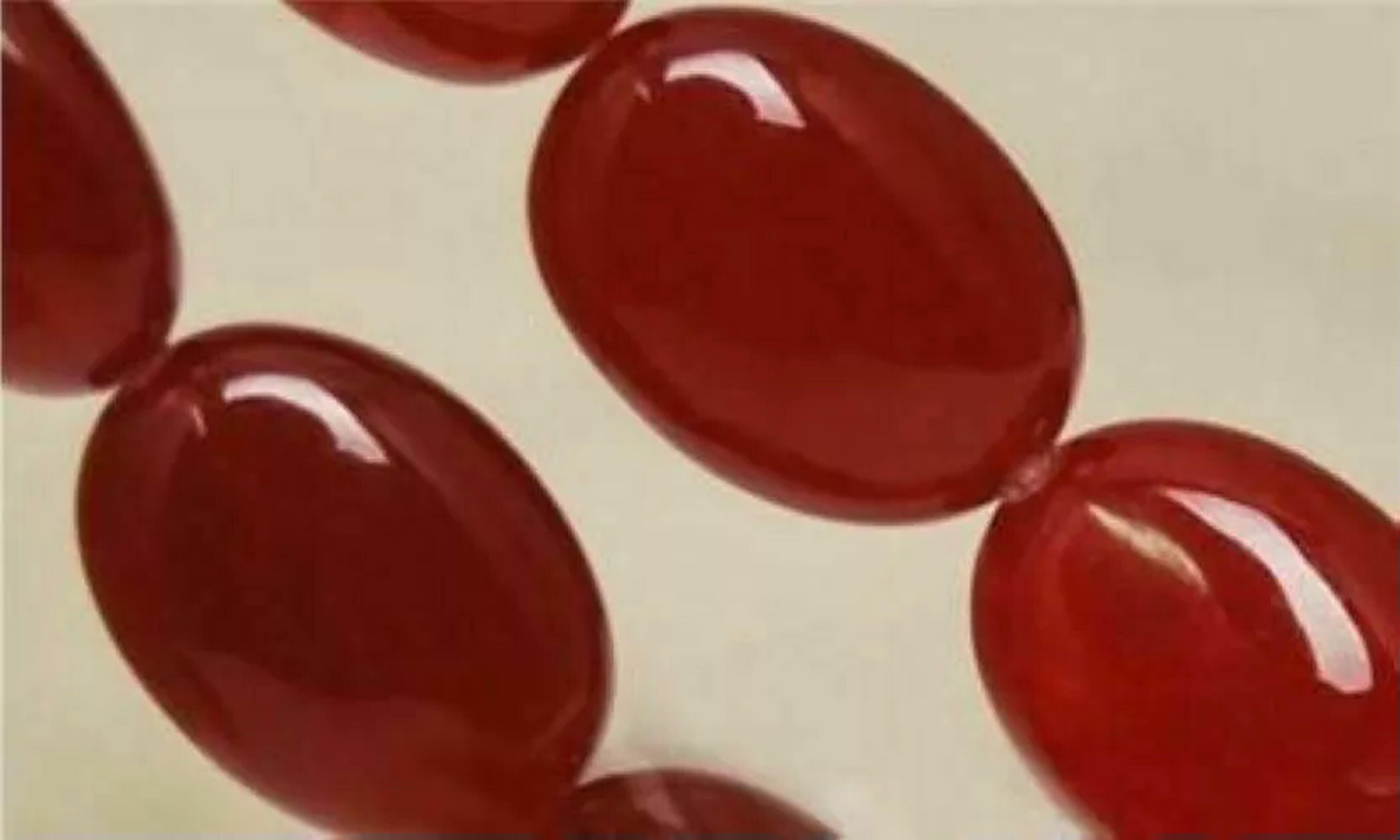 EOEMY 13X18mm Carnelian Natural Red Rare Ruby Oval Gemstones Loose ...