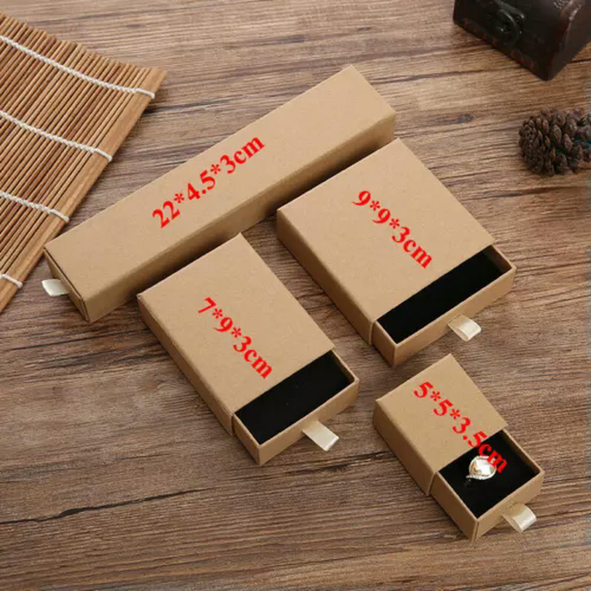 EOEMY 1Pcs Gift Box Drawer Type Jewelry Box Necklace Bracelet Box For ...