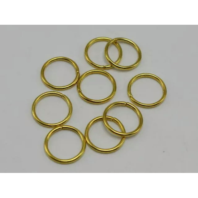 EOEMY 200 Metal Open Jump Ring 12X1.2mm Round Loop O-Ring Link ...