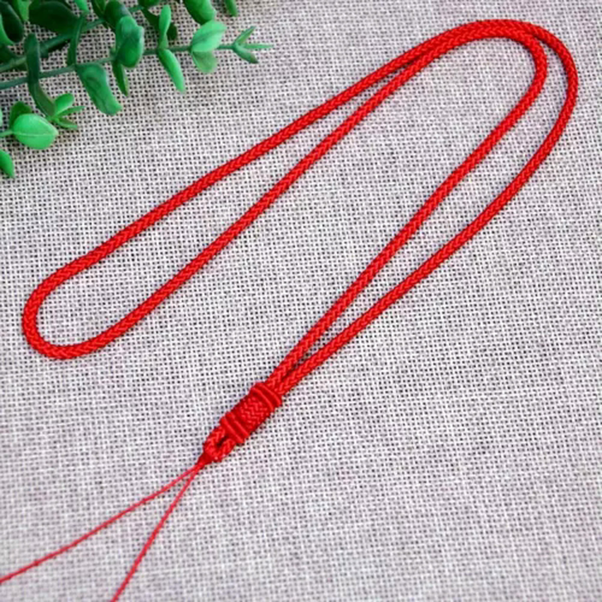 EOEMY 300 Chinese Thread Knotted Silk Love Rope String Pendant Necklace ...