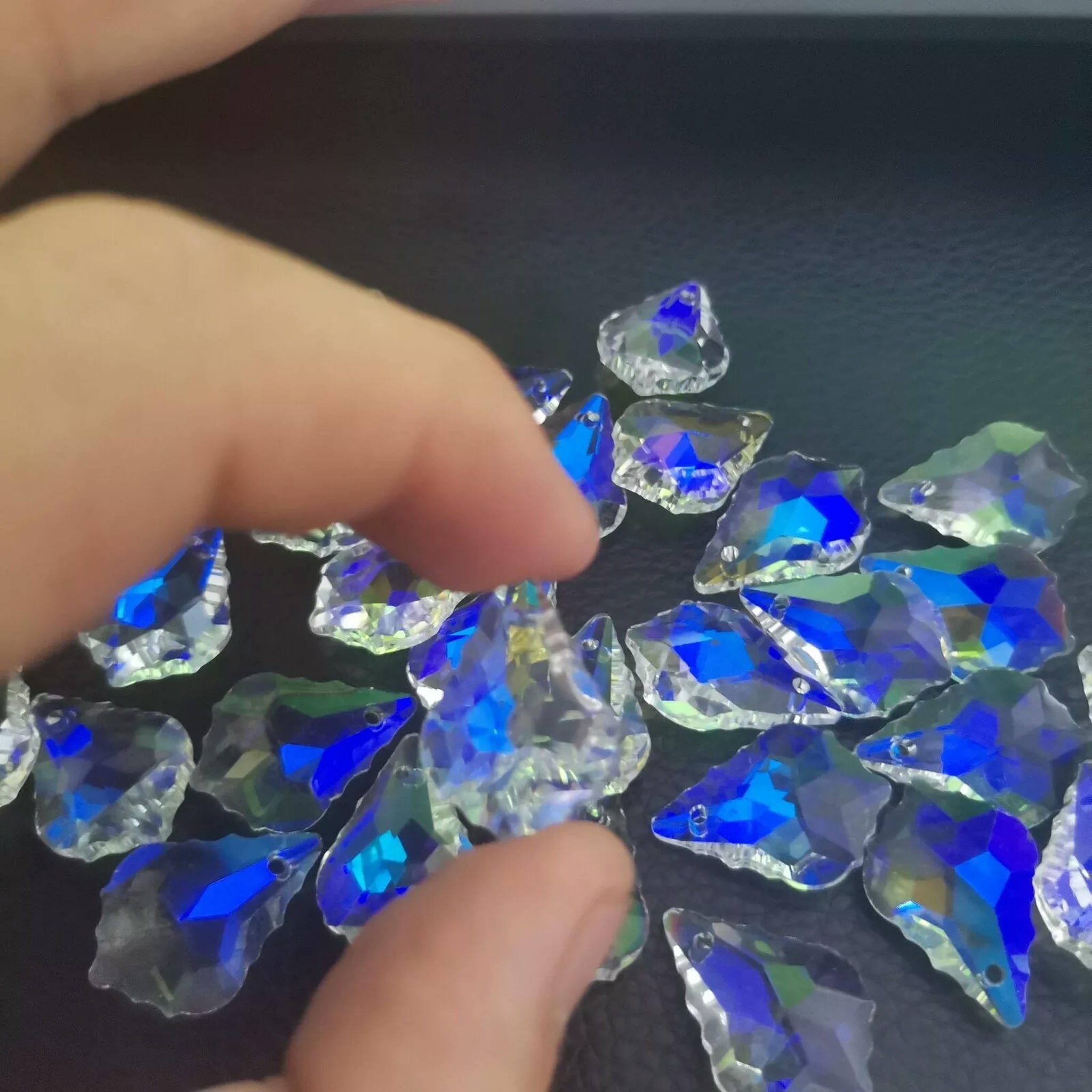 EOEMY 30Pc Ab Fengshui Suncatcher Aurora Ab Maple Crystal Prism ...