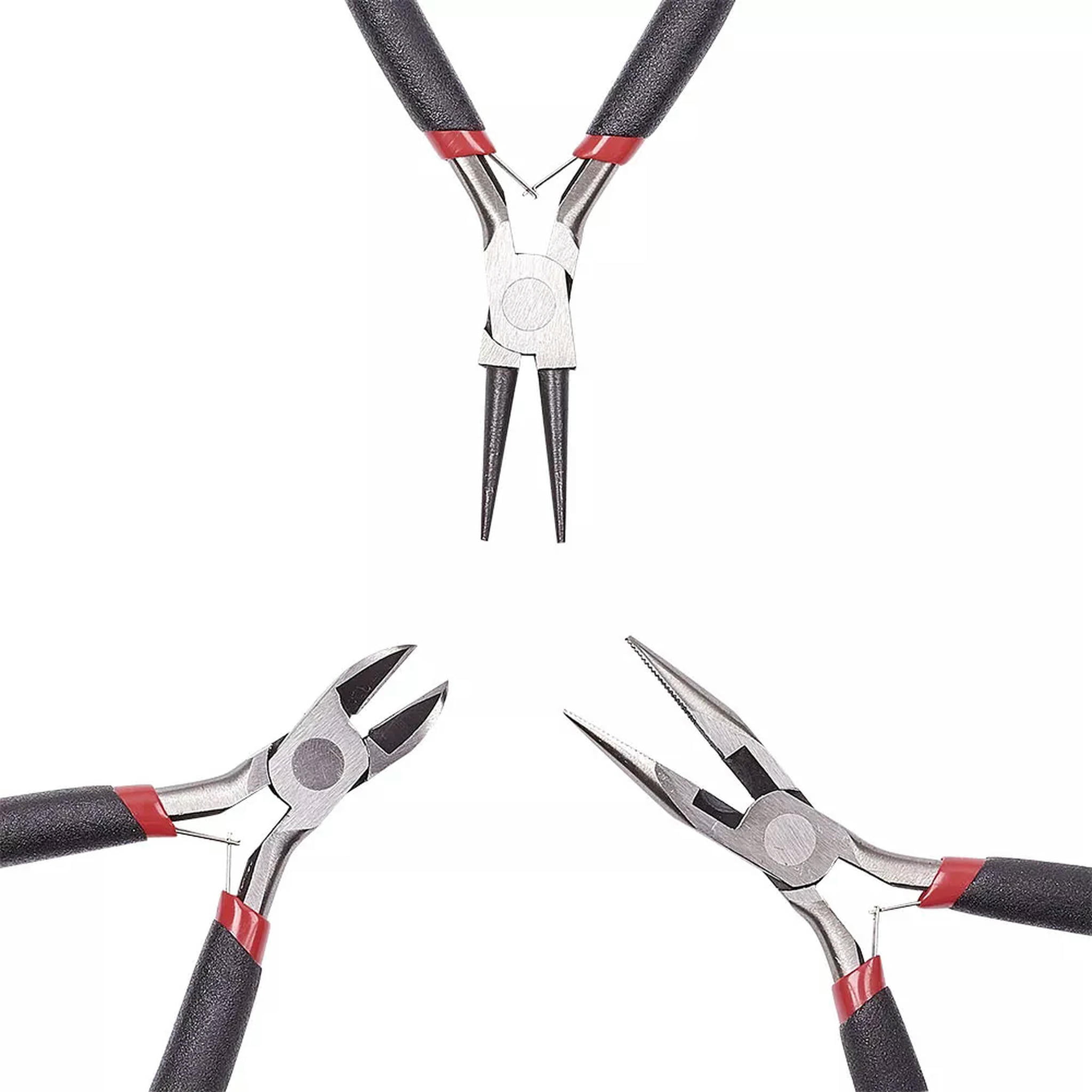 EOEMY 3Pcs/Set Polishing Jewelry Plier Kits Side Cutting Wire Cutter ...