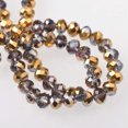 EOEMY 3mm 4mm 6mm 8mm 10mm 12mm Rondelle Faceted Crystal Glass Loose ...