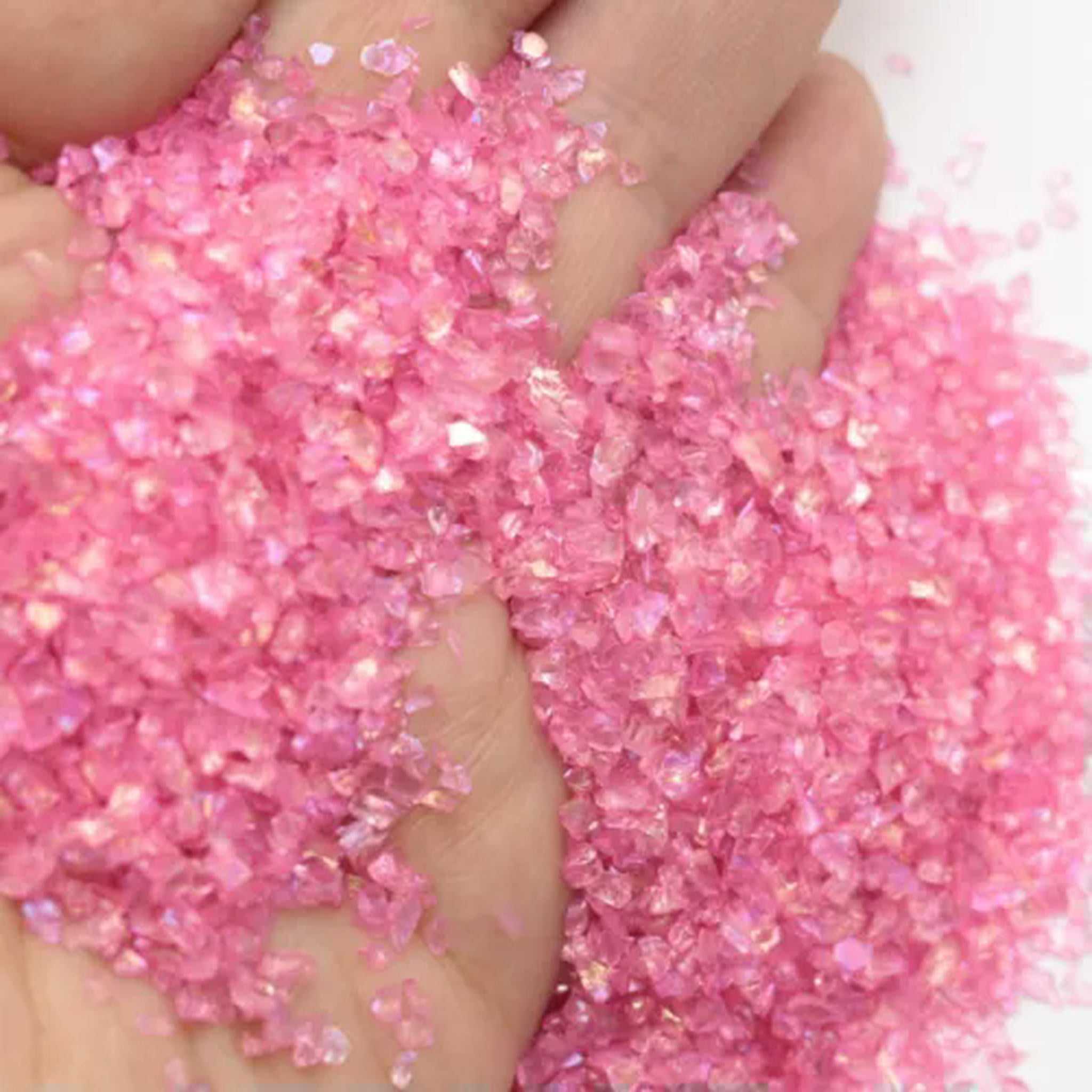 EOEMY 45 Gram Crushed Irregular Glass Crystal Chips Craft Nail Art ...