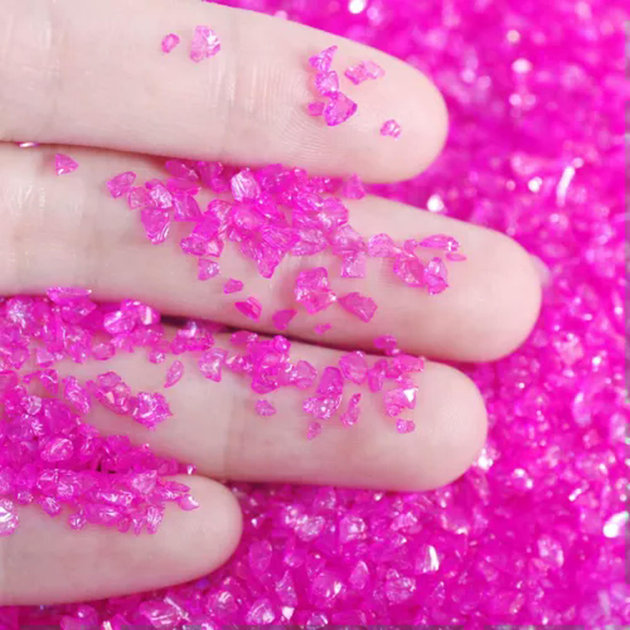 EOEMY 45 Gram Crushed Irregular Glass Crystal Chips Craft Nail Art ...