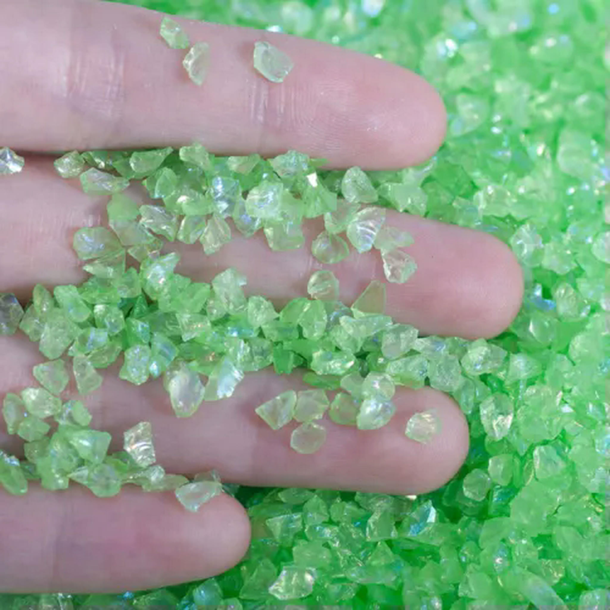 EOEMY 45 Gram Crushed Irregular Glass Crystal Chips Craft Nail Art ...