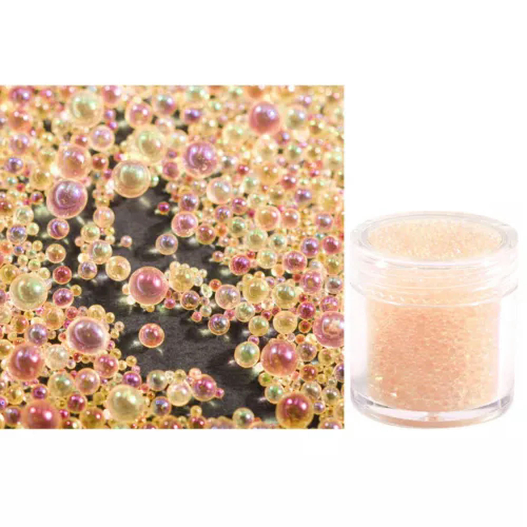 EOEMY 50 Gram Glass Caviar Microbeads Bubbles Balls Beads Fillers Mixed ...