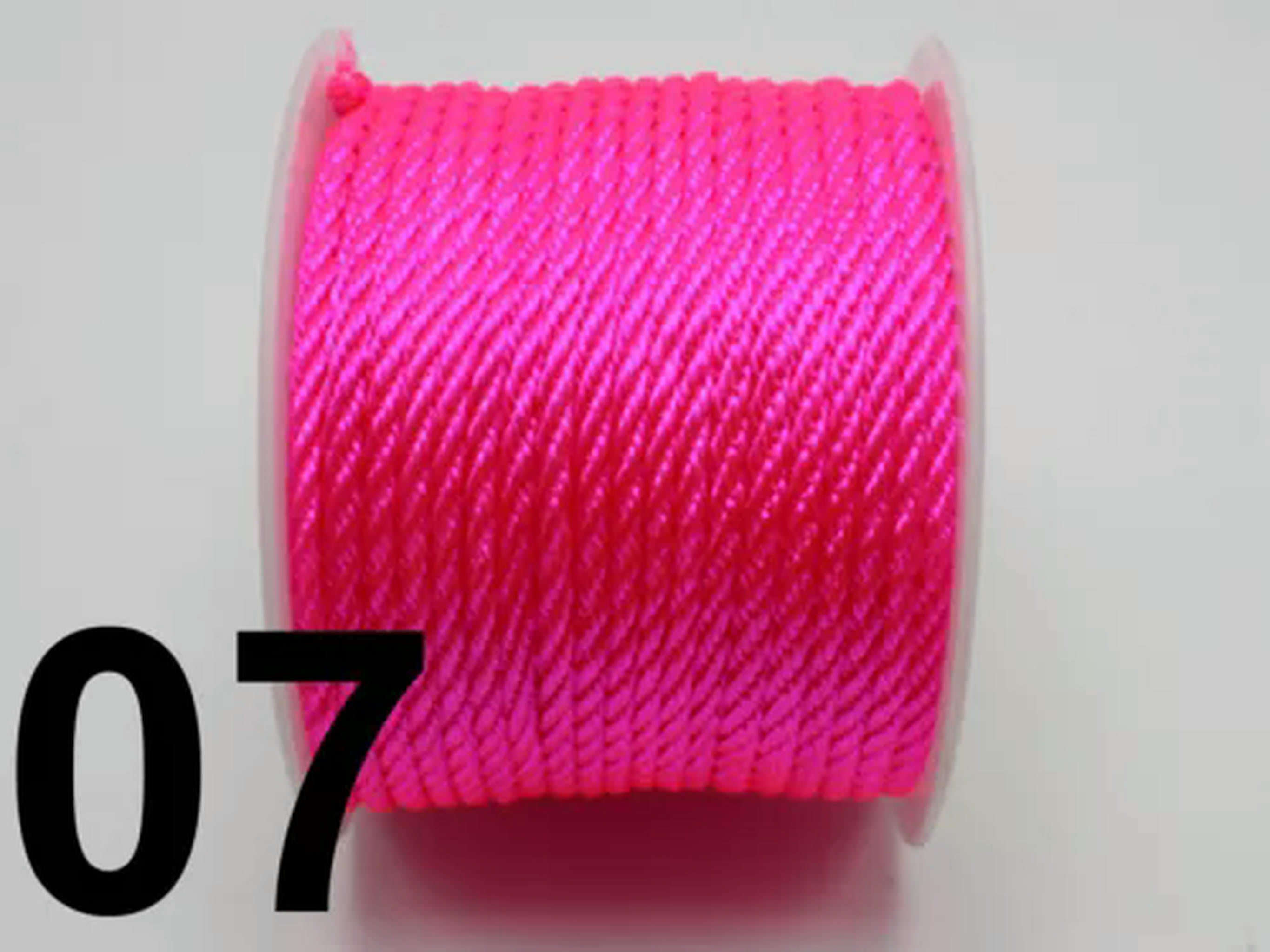 EOEMY 50Meter Nylon String Chinese Satin Silk Braided Cord 2mm Love ...