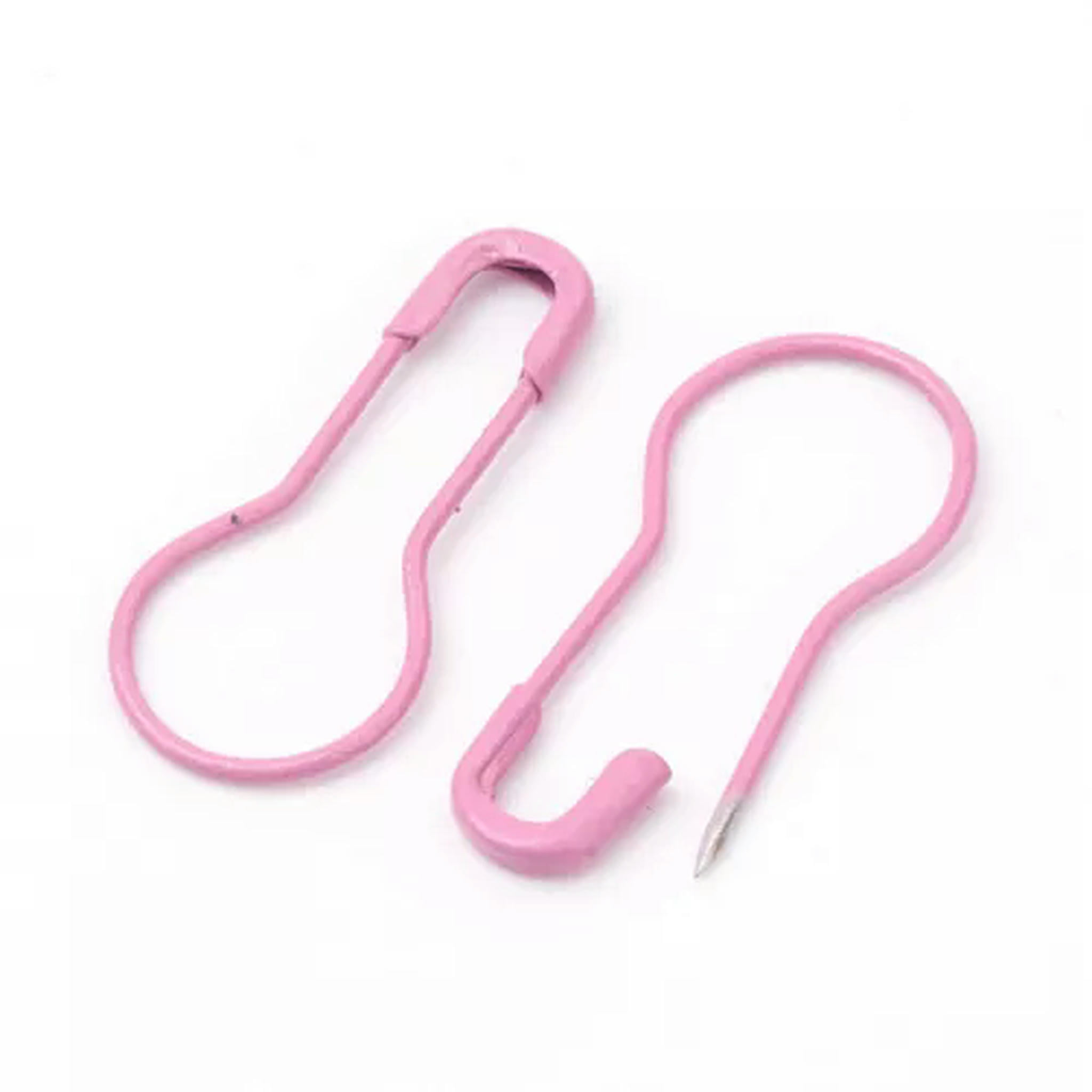 EOEMY 50Pcs Colorful Iron Calabash Pins Knitting Stitch Marker Safety ...