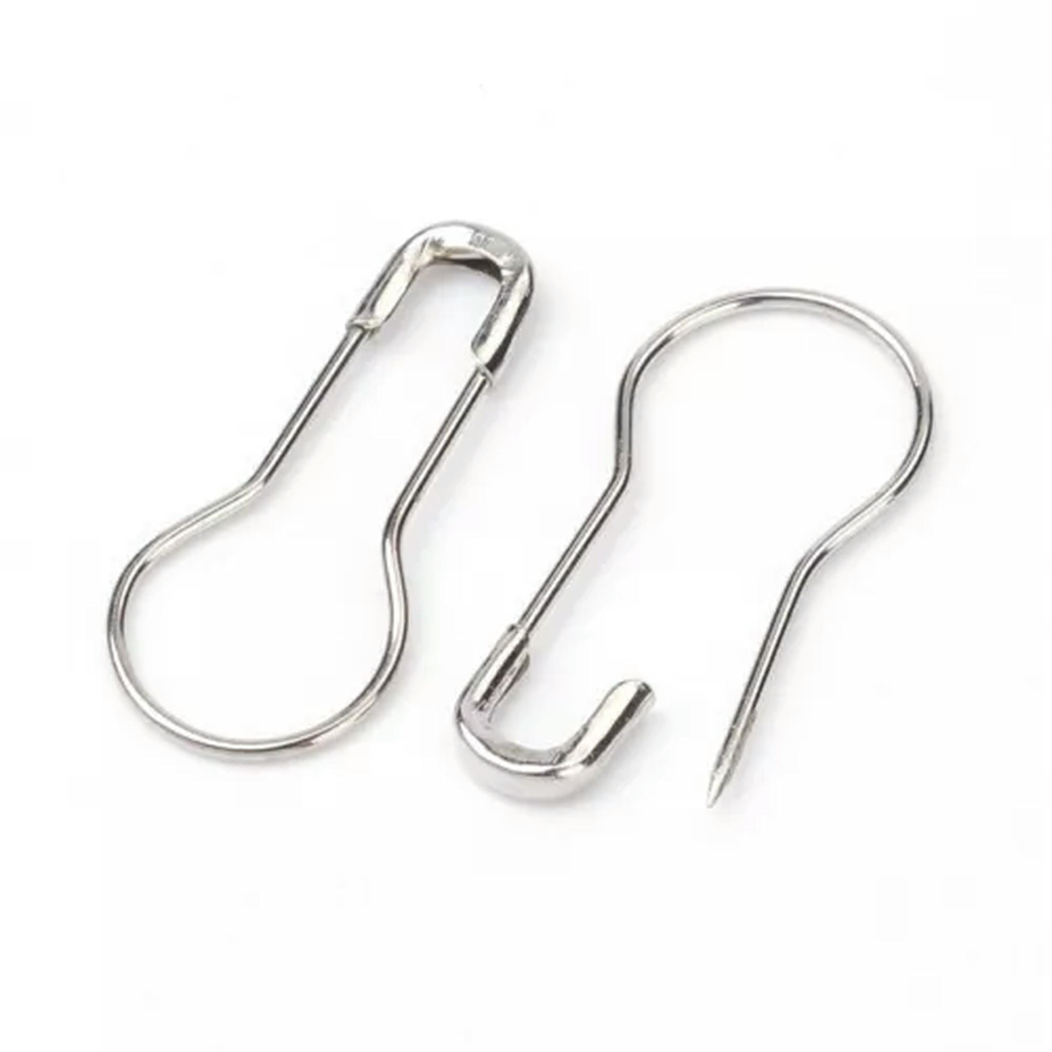 EOEMY 50Pcs Colorful Iron Calabash Pins Knitting Stitch Marker Safety ...