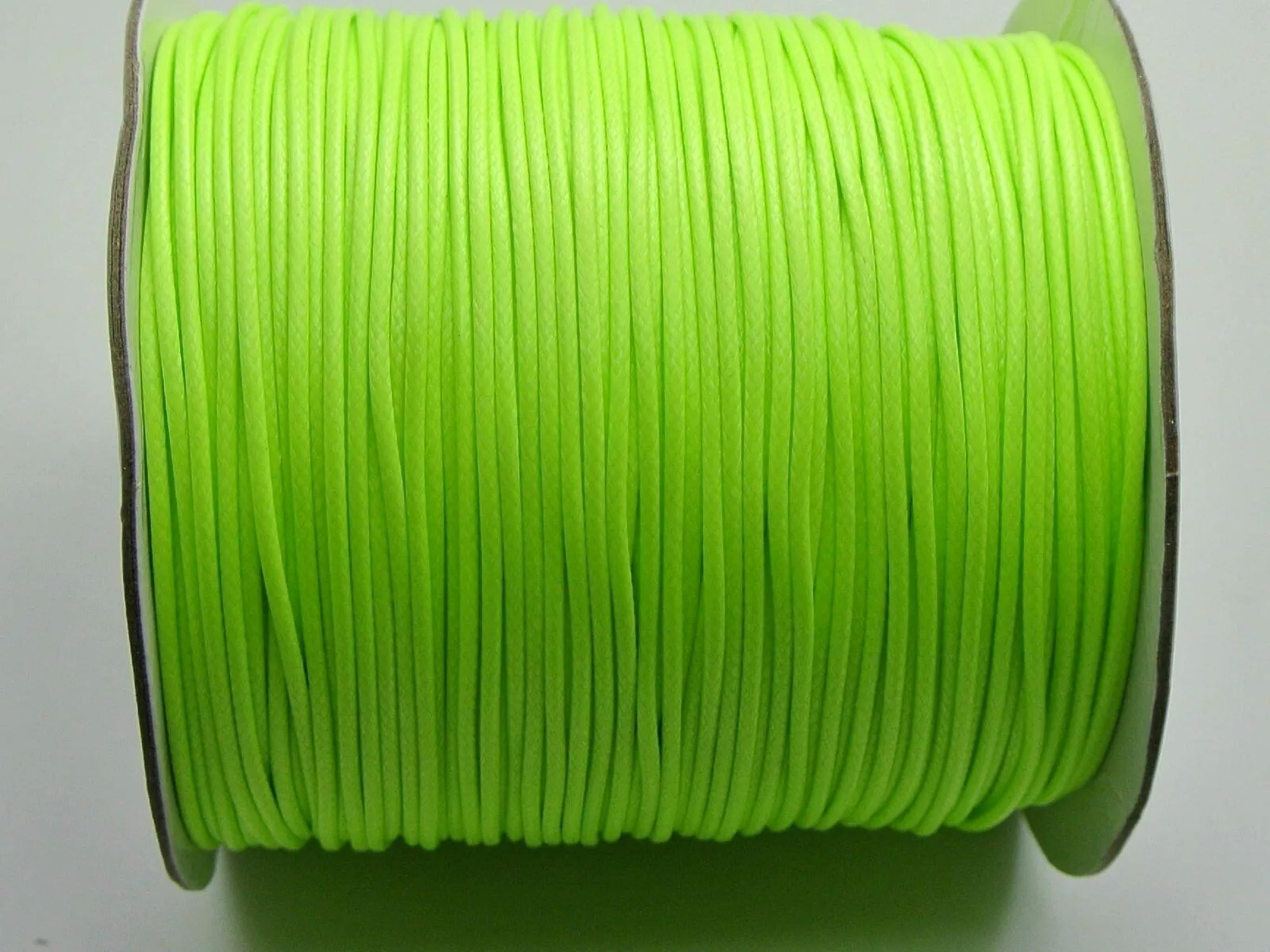 EOEMY 93 Yards Neon Green Korean Waxed Cord String Thread 1mm For ...
