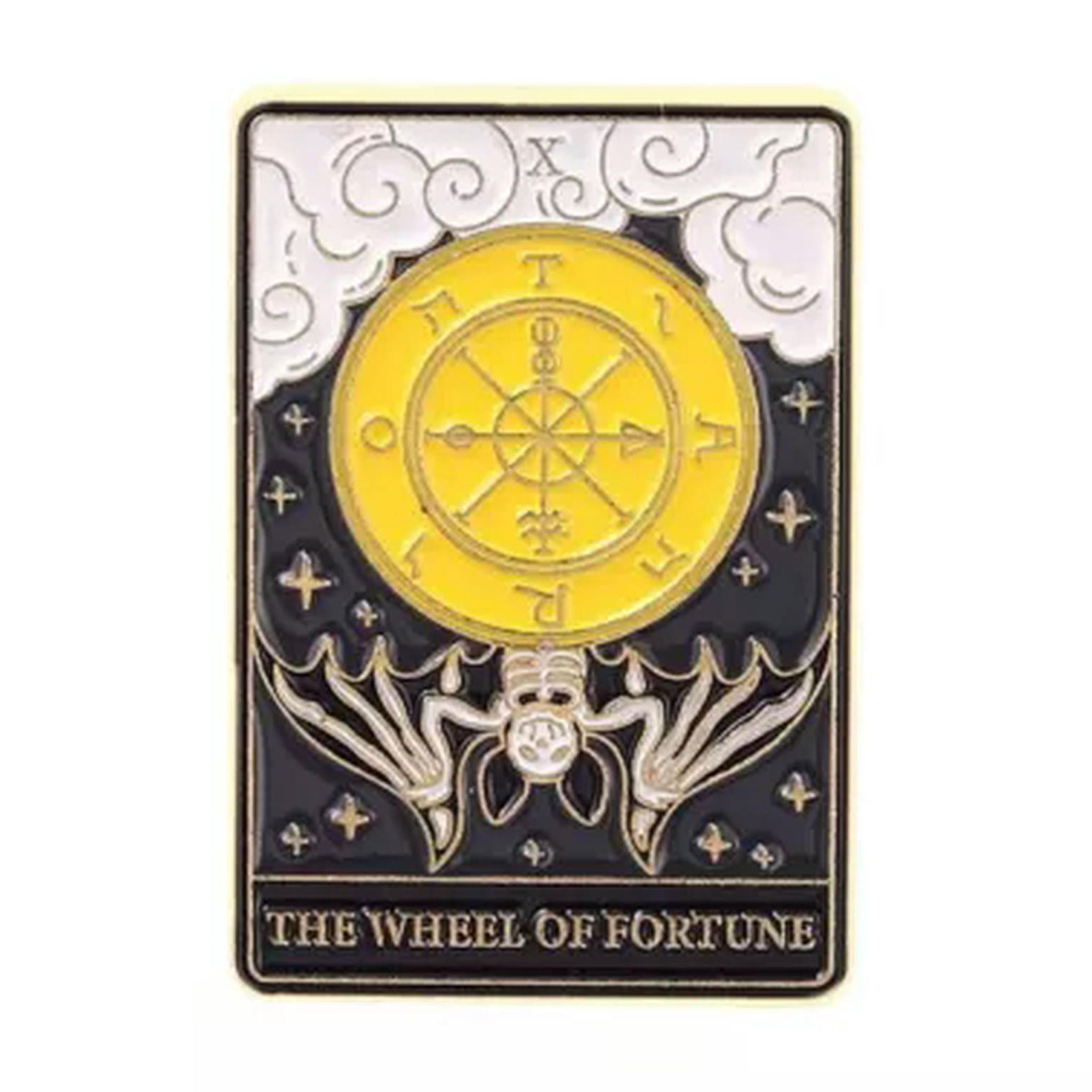 EOEMY Creative Punk Style Tarot Brand Brooch Sun Moon Stars Gothic ...