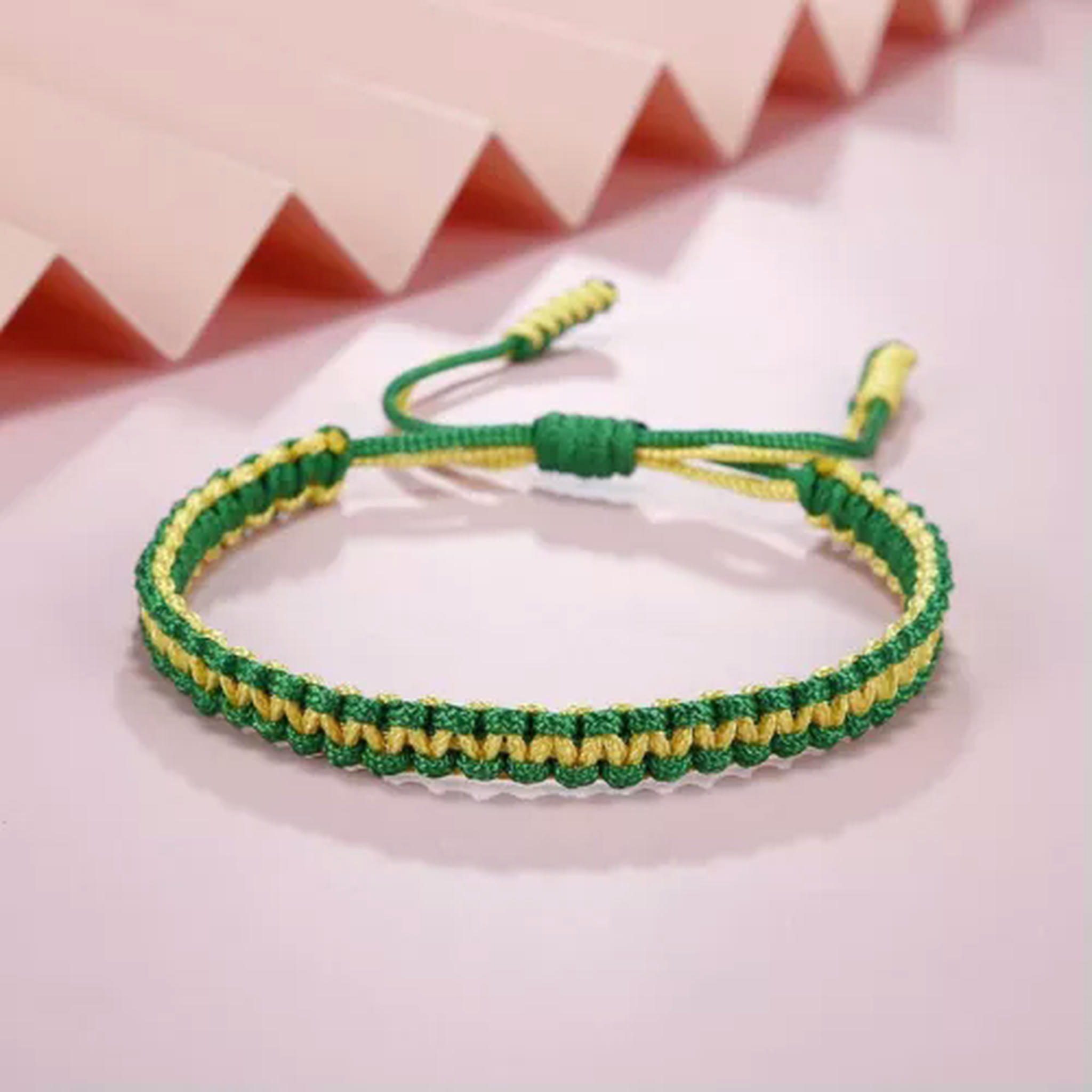 EOEMY Handmade Thread Bracelet Braid Rope Bangle Adjustable Knot ...