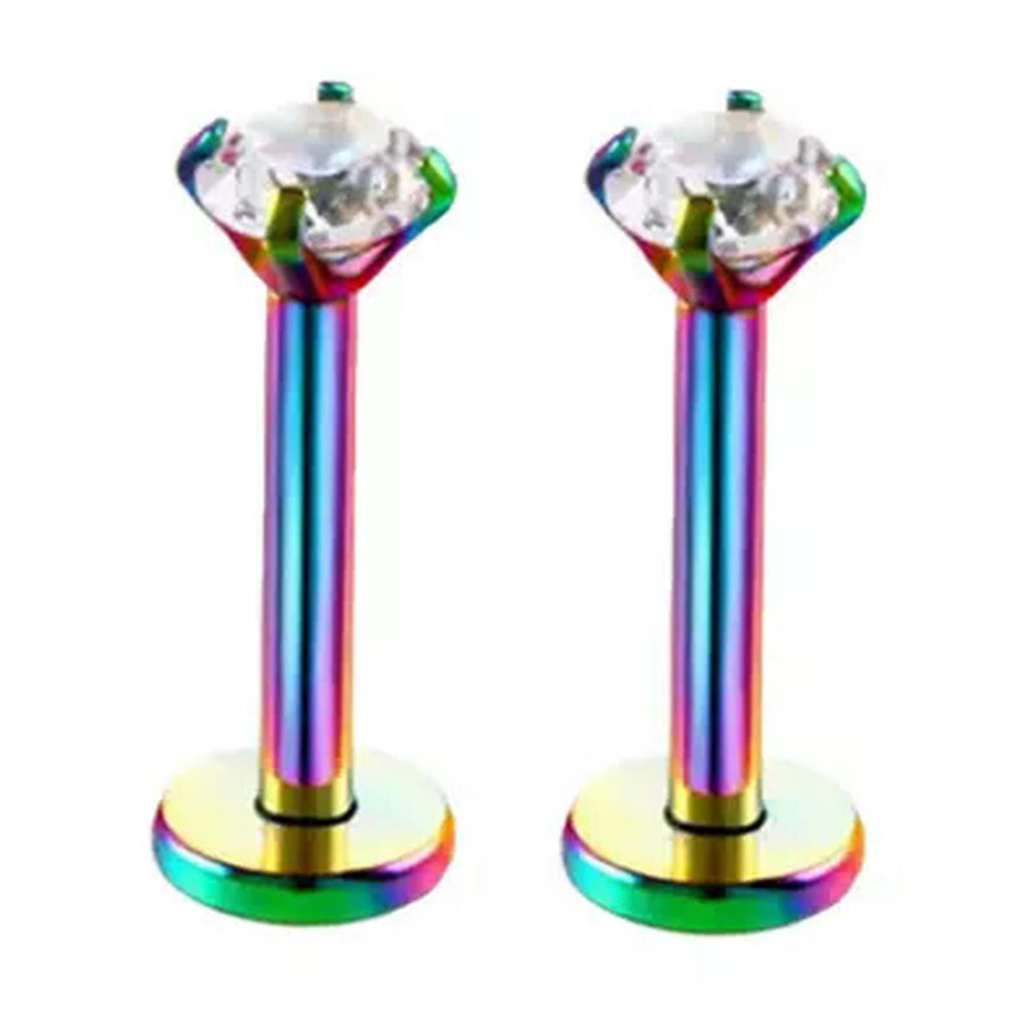 EOEMY Lip Ring Ear 2Pcs Surgical Steel Monroe Stud Helix Piercing ...