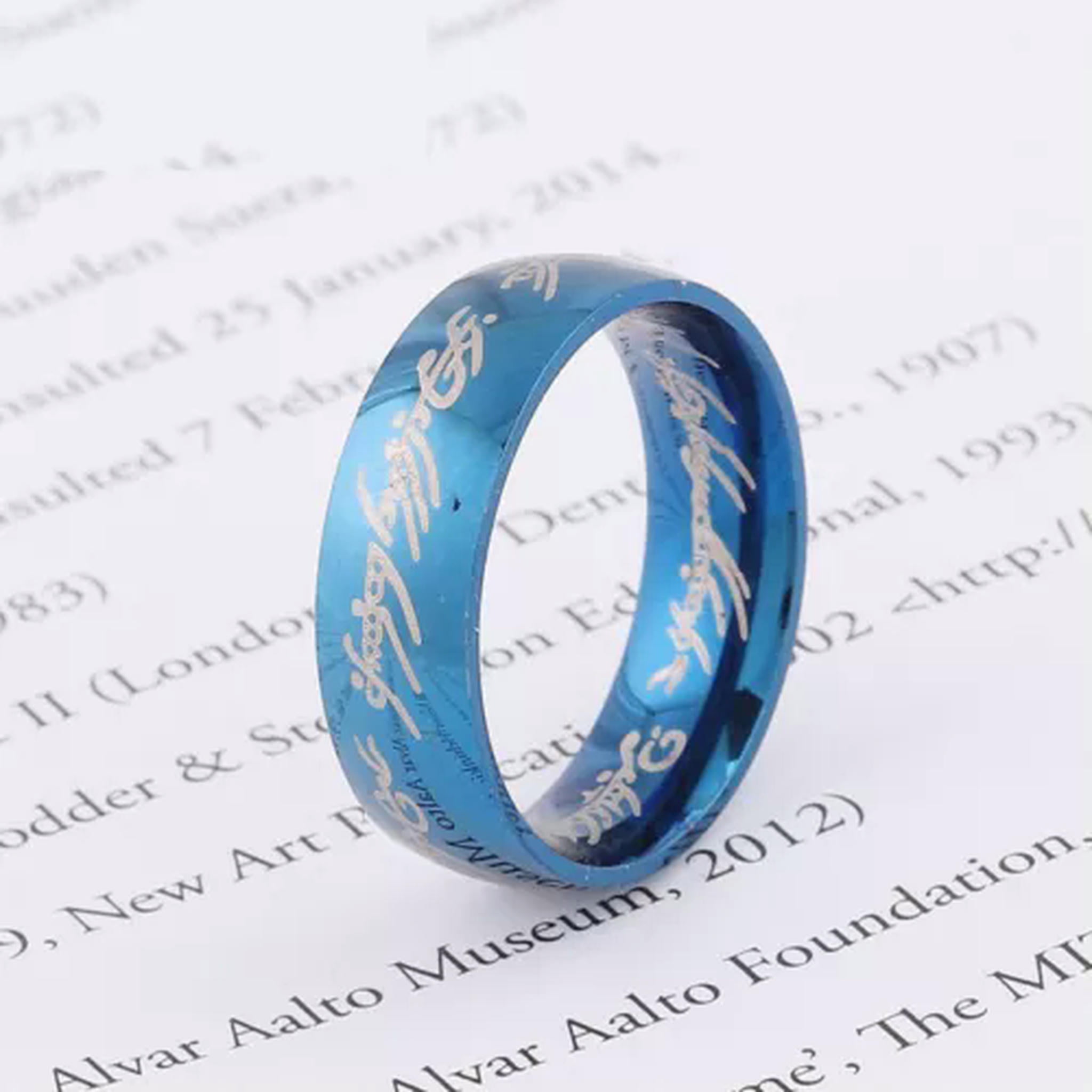 EOEMY Lord Of The Rings The One Ring Lotr Stainless Steel Wedding ...