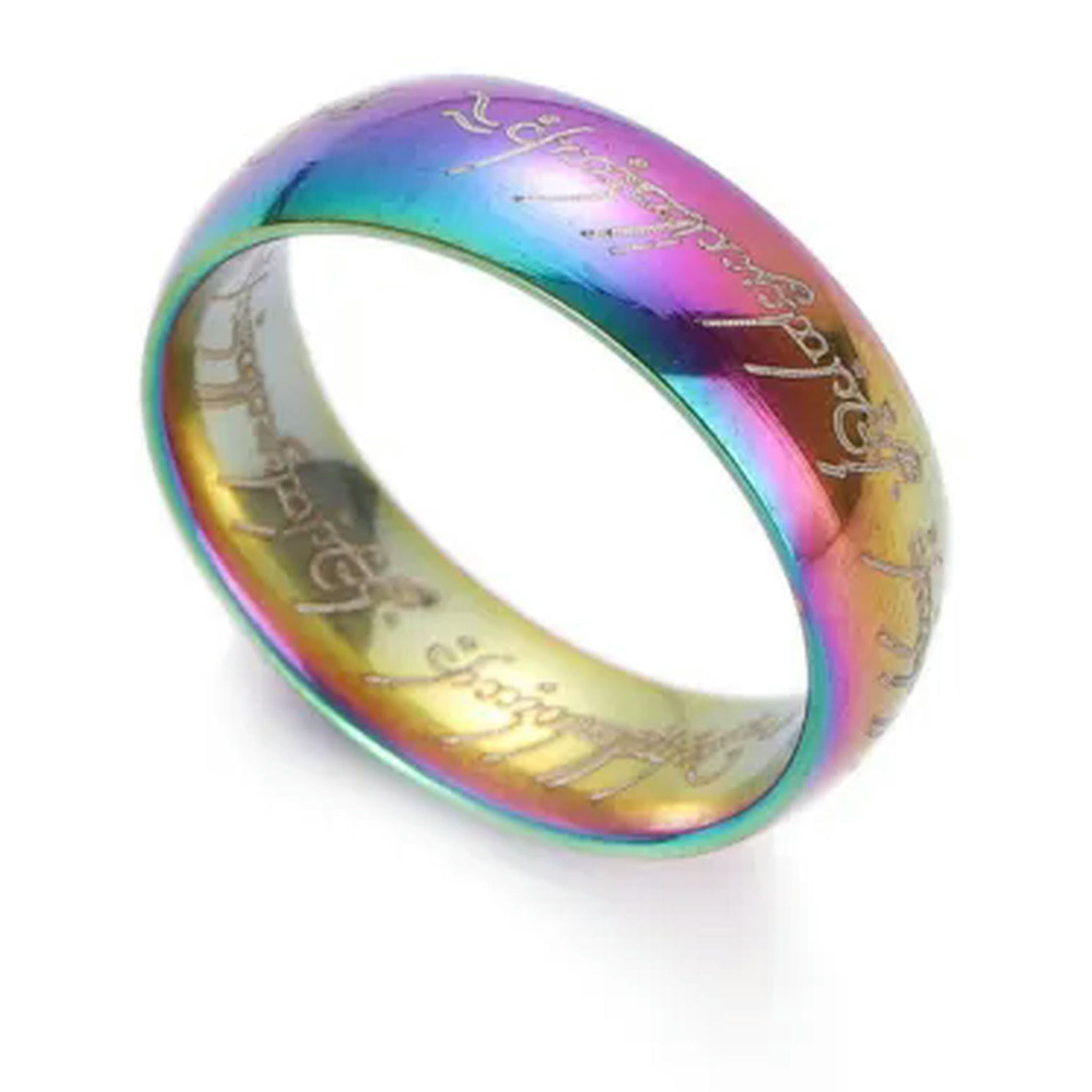 EOEMY Lord Of The Rings The One Ring Lotr Stainless Steel Wedding ...