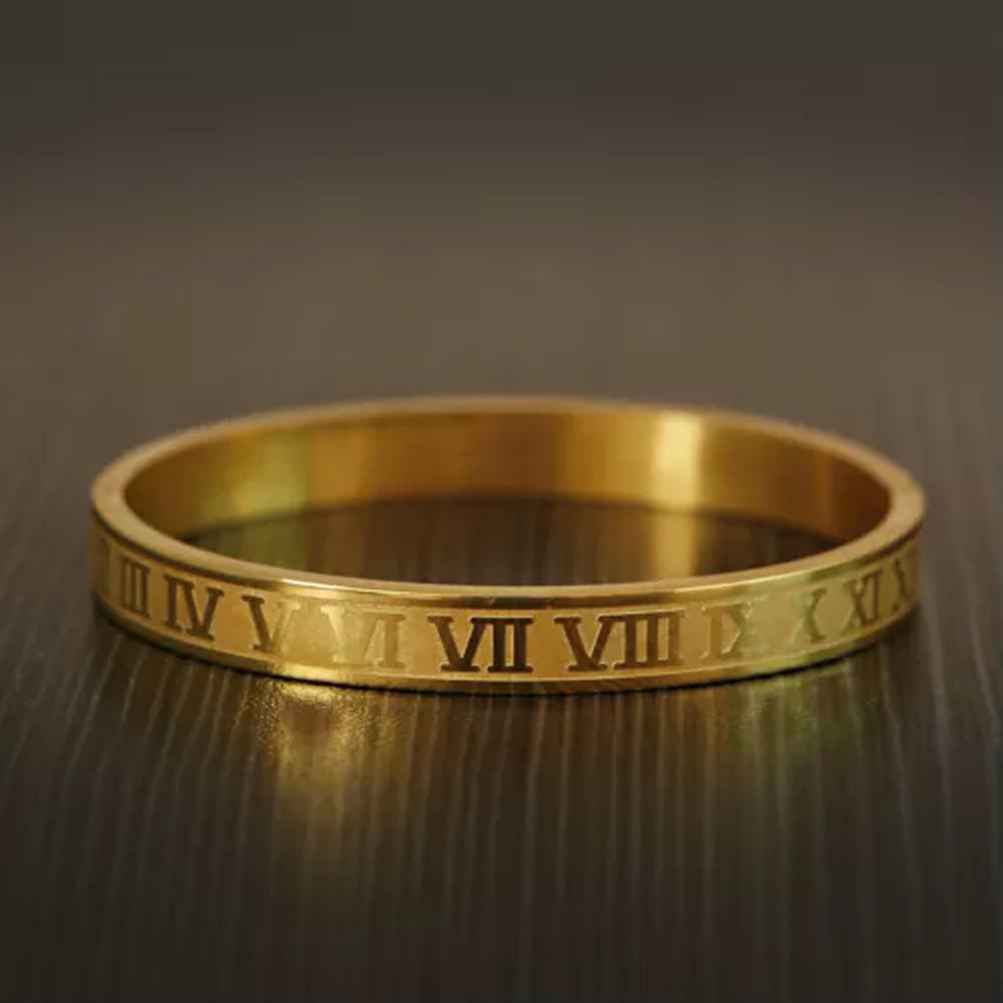 EOEMY Luxury Men'S Bracelet Set King Crown Roman Numberal Bangle ...