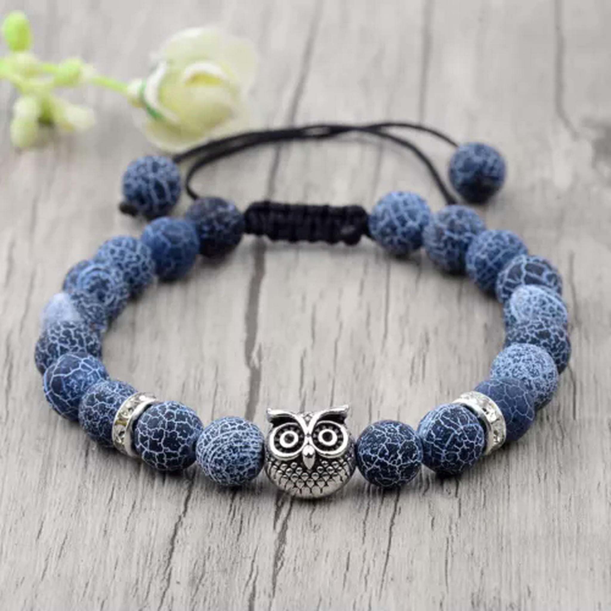 EOEMY Men'S Triple Protection Natural Black Obsidian Hematite Tiger'S ...