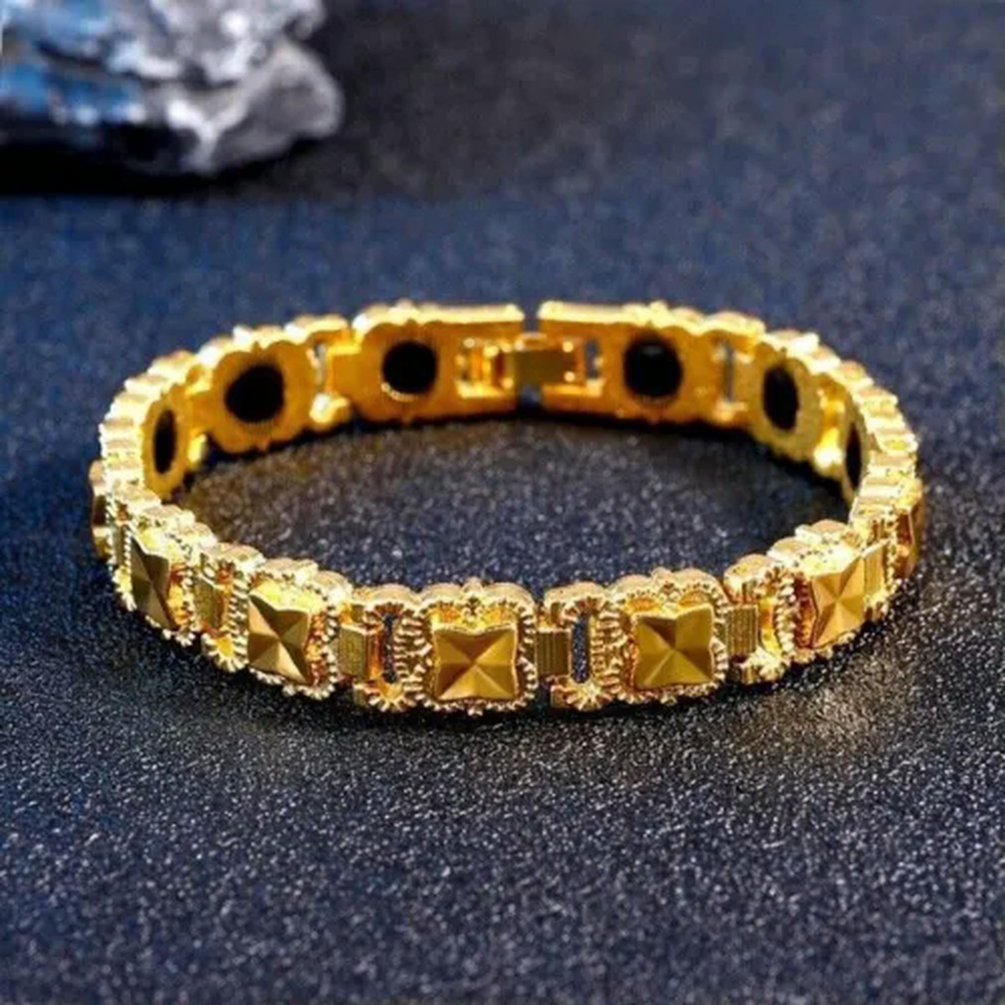 EOEMY Men Women Therapeutic Energy Healing Copper Magnetic Bracelet ...