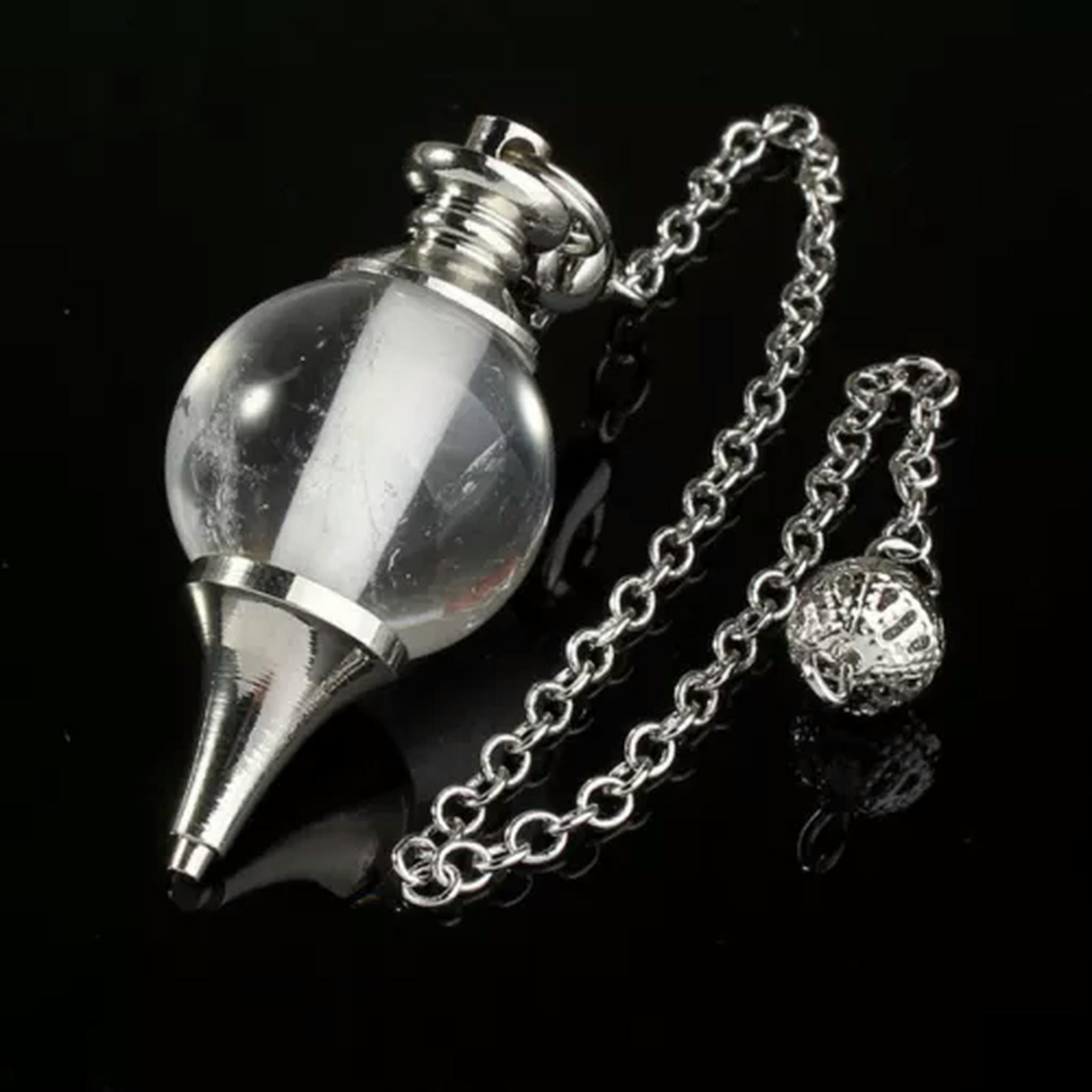 EOEMY Natural Crystal Pendulum Healing Dowsing Healing Reiki Pendant ...