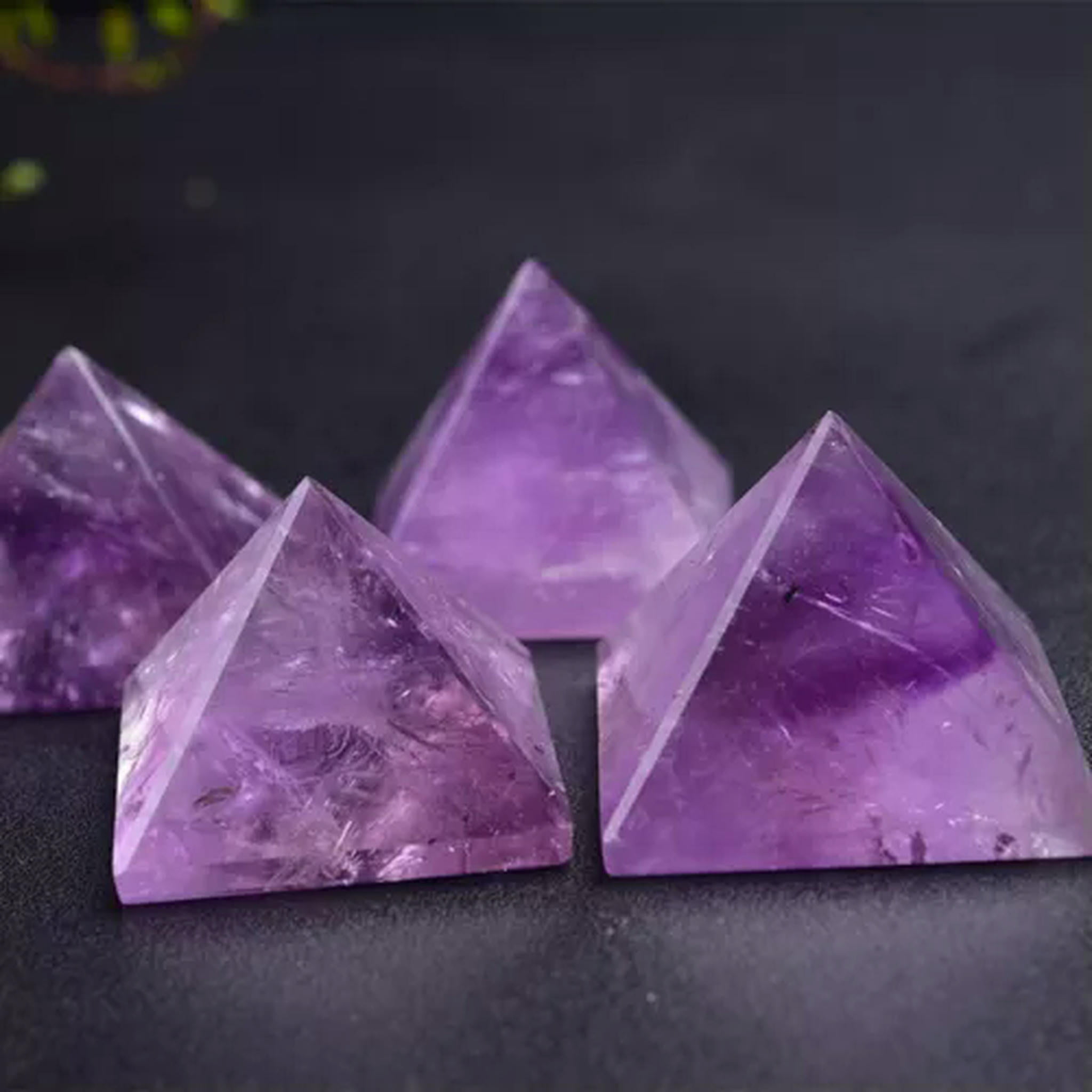 EOEMY Natural Quartz Crystal Egyptian Pyramid Chakra Reiki Mineral ...
